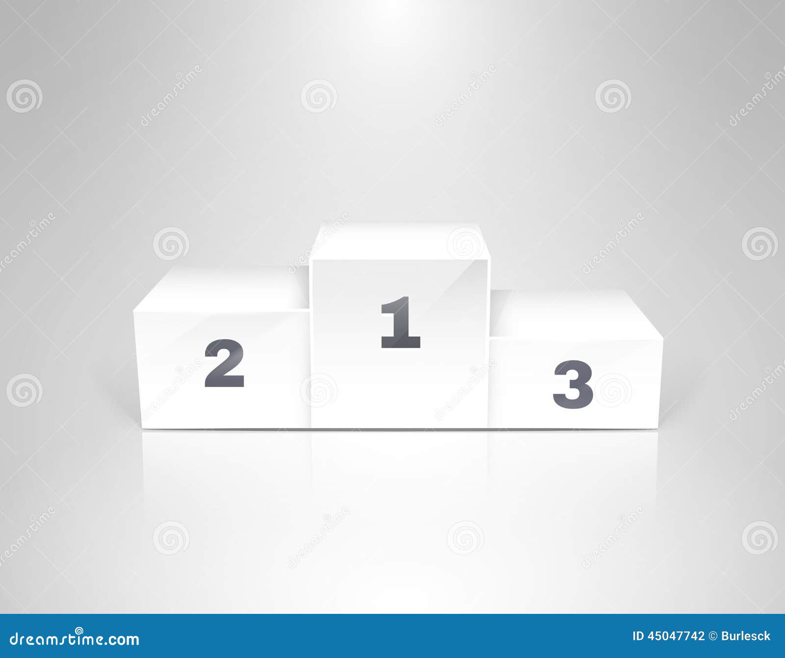 Podio de los ganadores ilustración del vector. Ilustración de tres ...