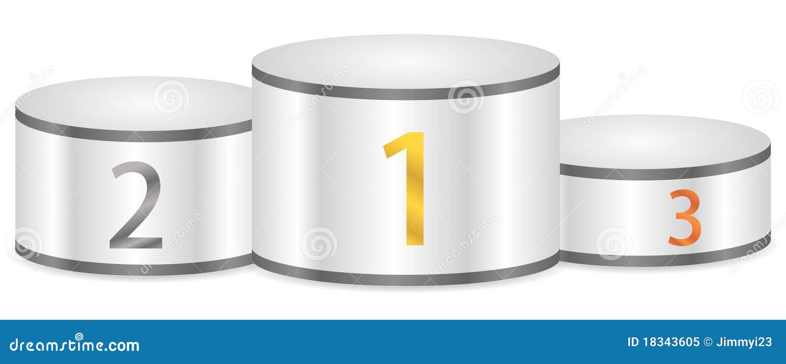 Podio del vincitore illustrazione vettoriale. Illustrazione di campione ...
