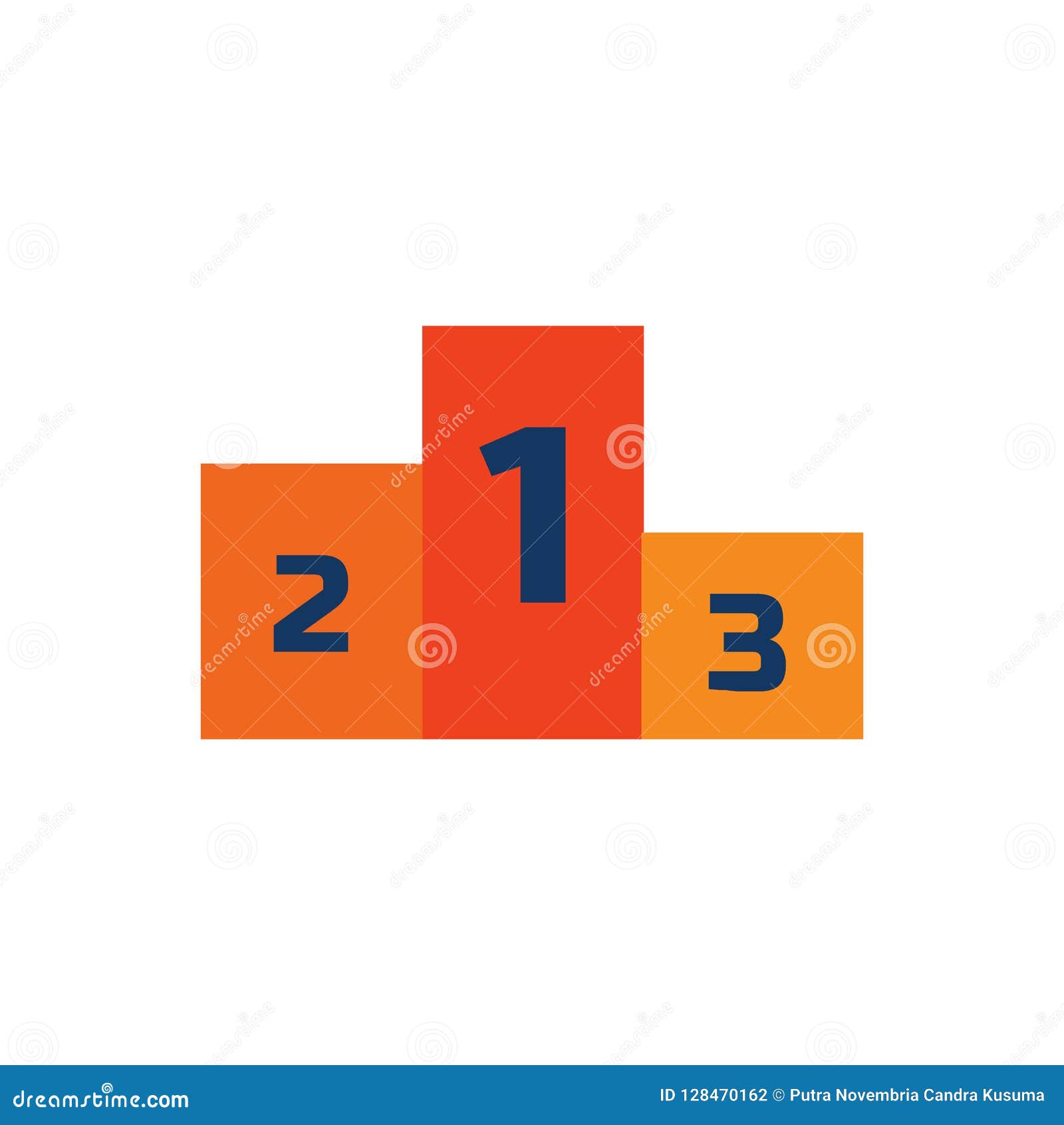 Podio Logo Icon Design ilustración del vector. Ilustración de muestra ...