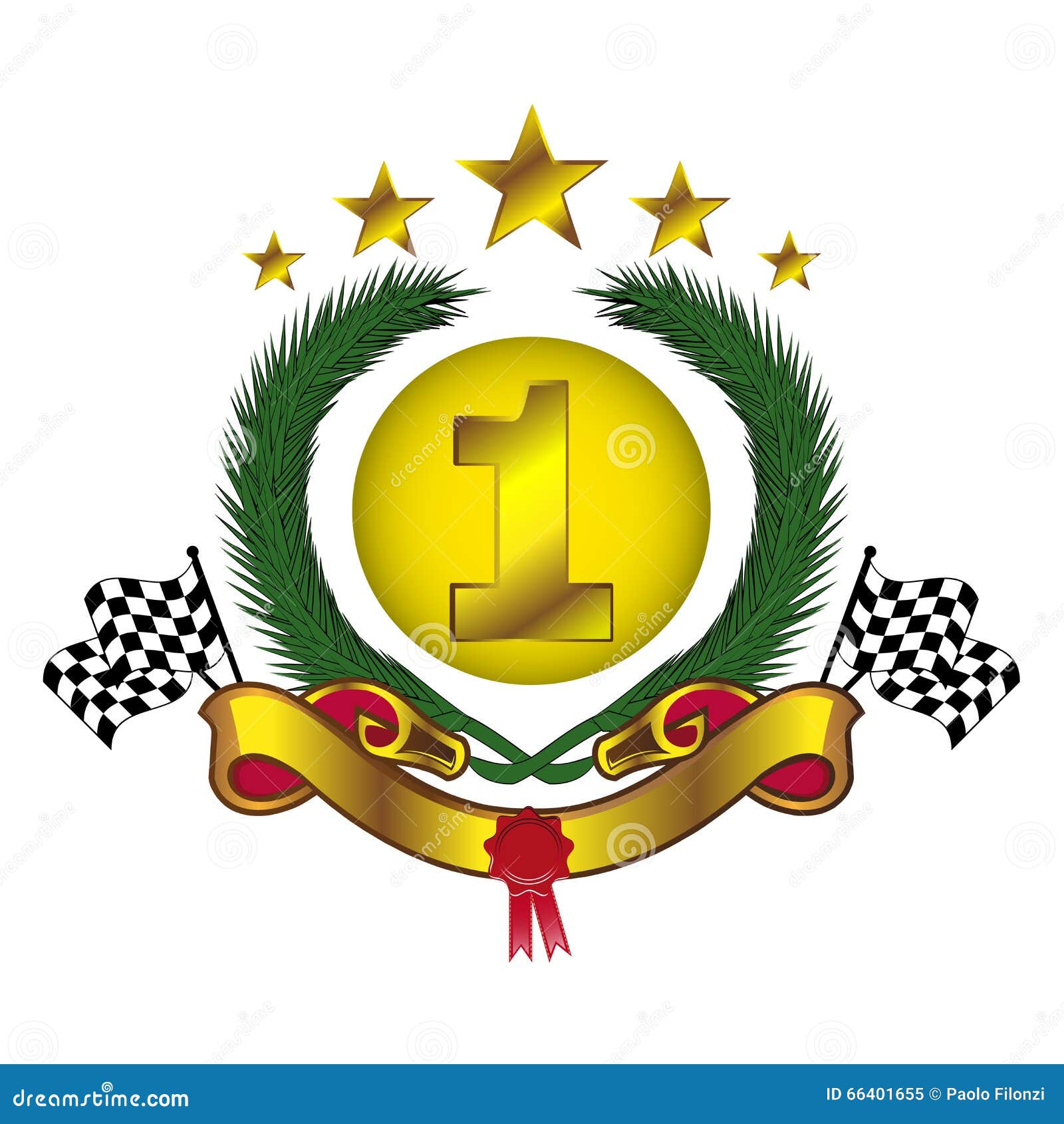 Podio per il primo posto illustrazione vettoriale. Illustrazione di ...