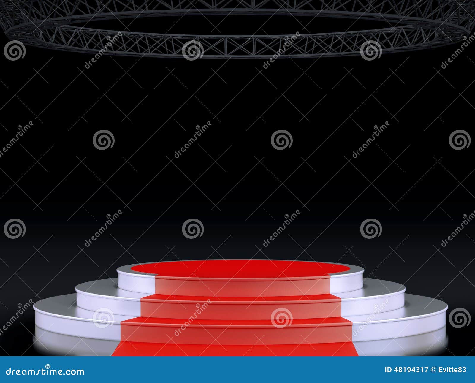 Podium for award ceremony stock illustration. Illustration of isolated ...
