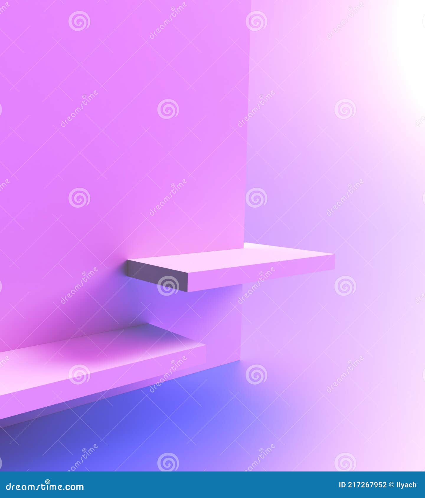 Podium Background, Pedestal Platform or Stand Display, 3D Render ...