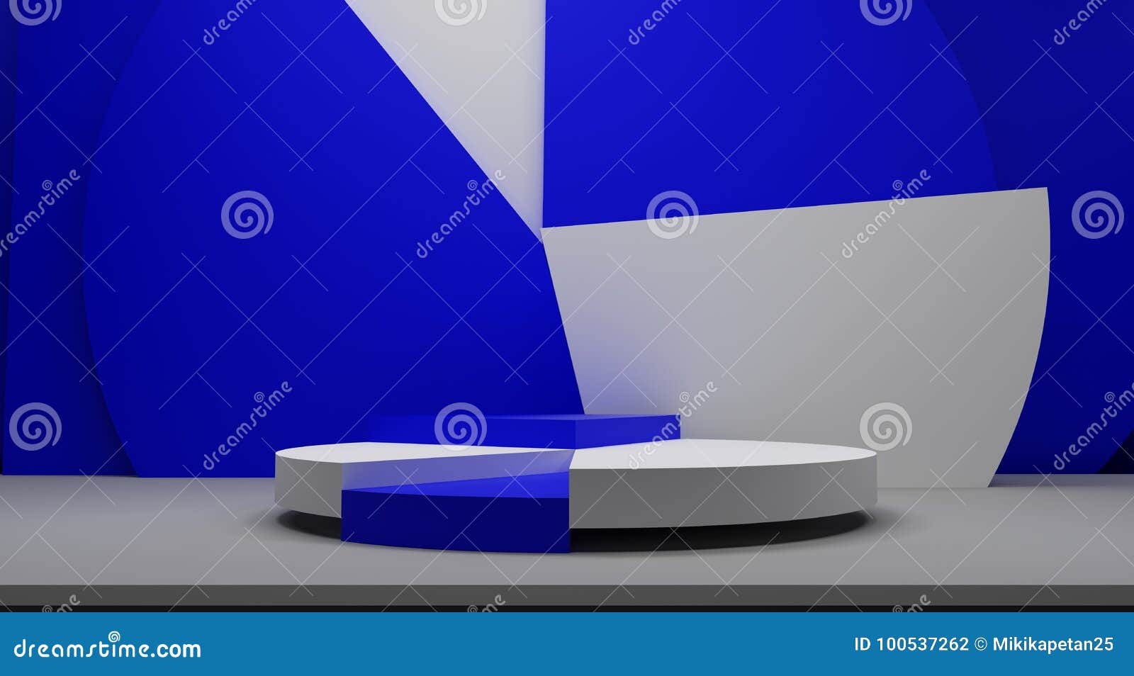Podium 3d rendering stock illustration. Illustration of winners - 100537262