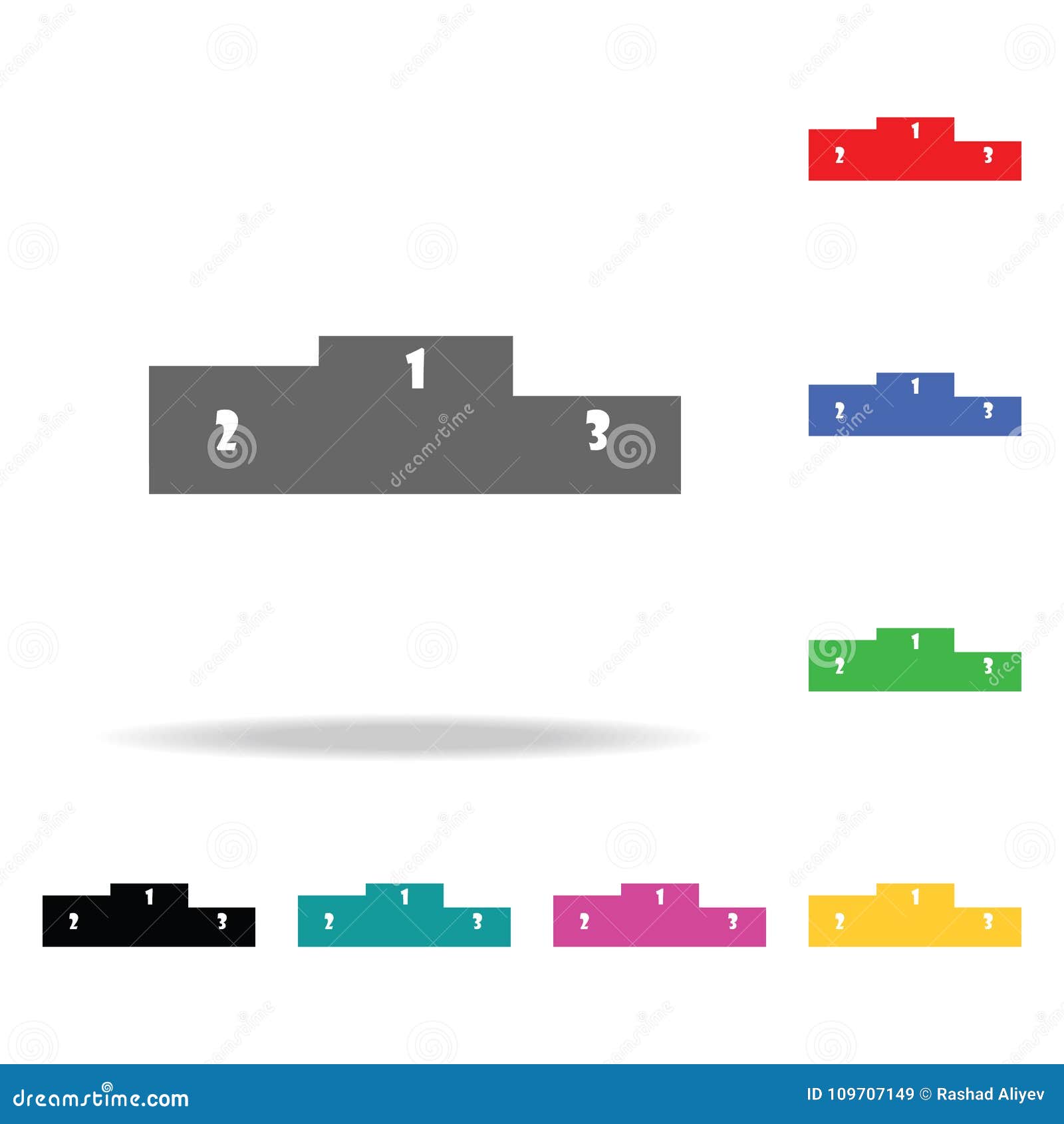 Podium. Element of Sport Multi Colored Icon for Mobile Concept and Web ...