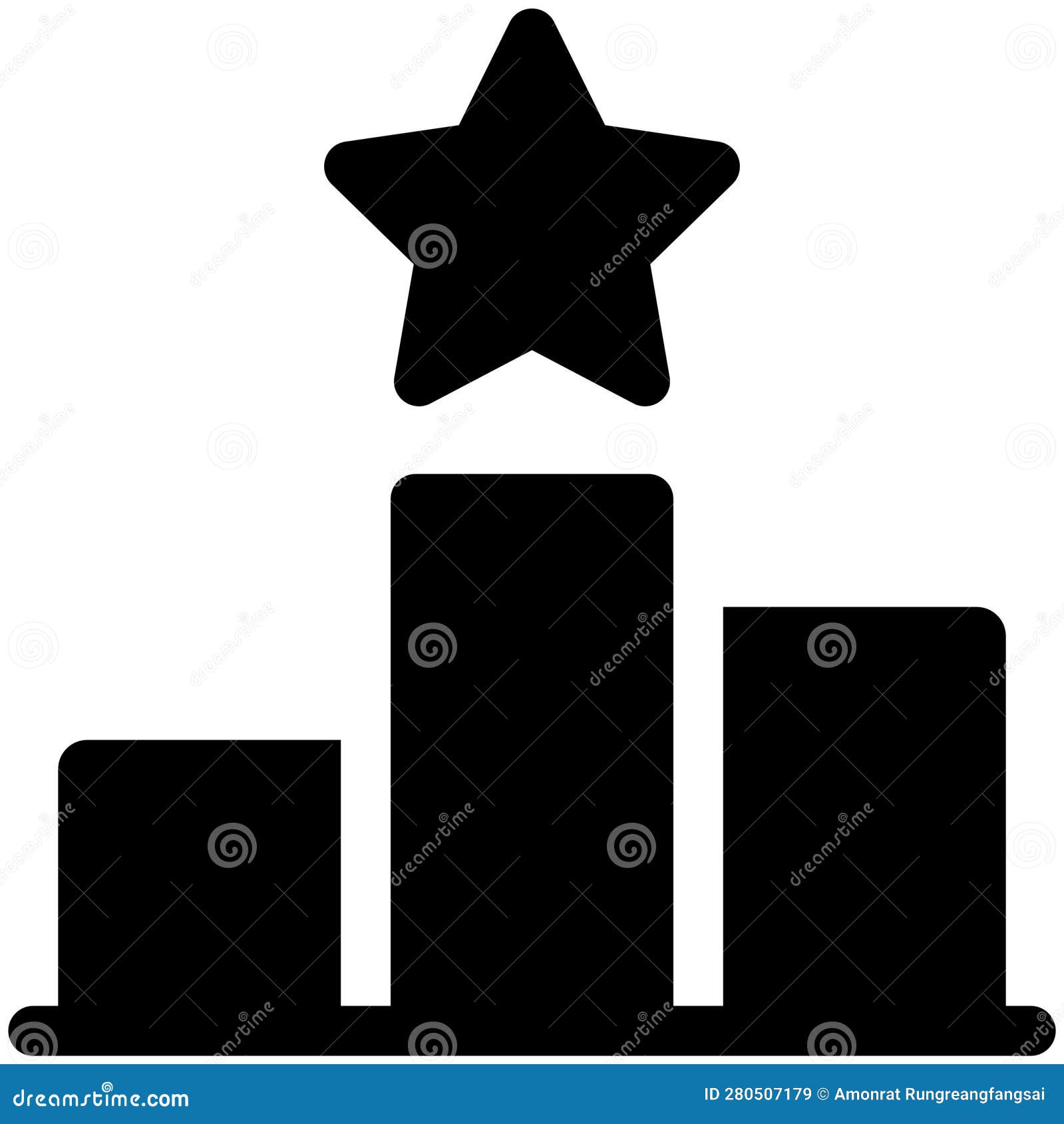 Podium Icon, Marathon Related Vector Stock Vector - Illustration of ...