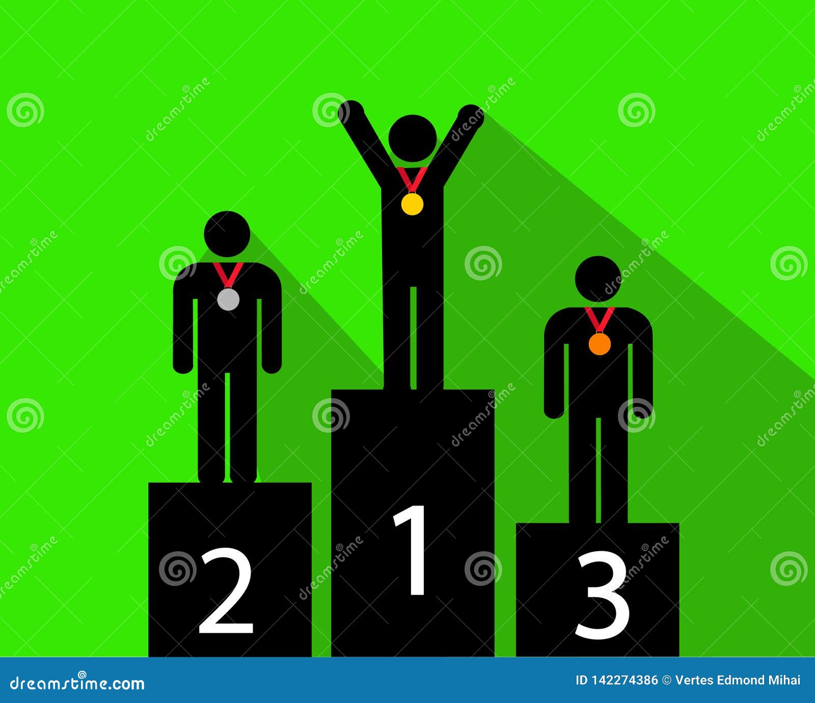 Podium Icon Vector Illustration Stock Vector - Illustration of contest ...