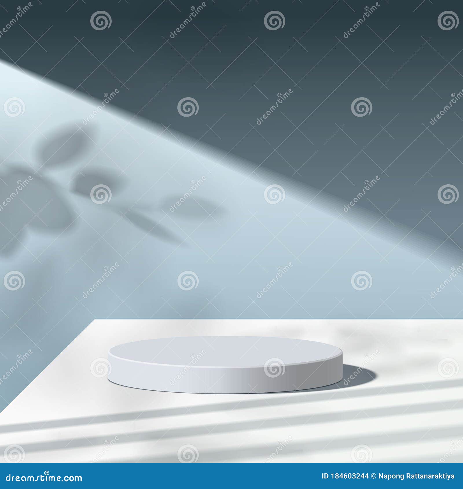 Abstract Geometric Nature Mock Up Podium Stock Vector - Illustration of ...