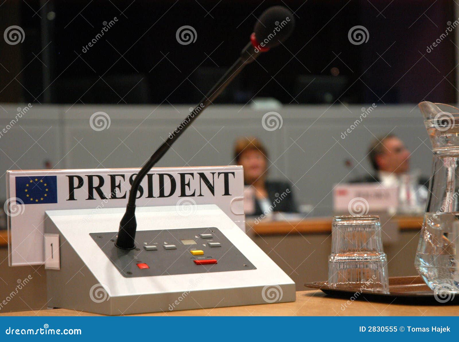Podium microphone stock image. Image of president, microphone - 2830555