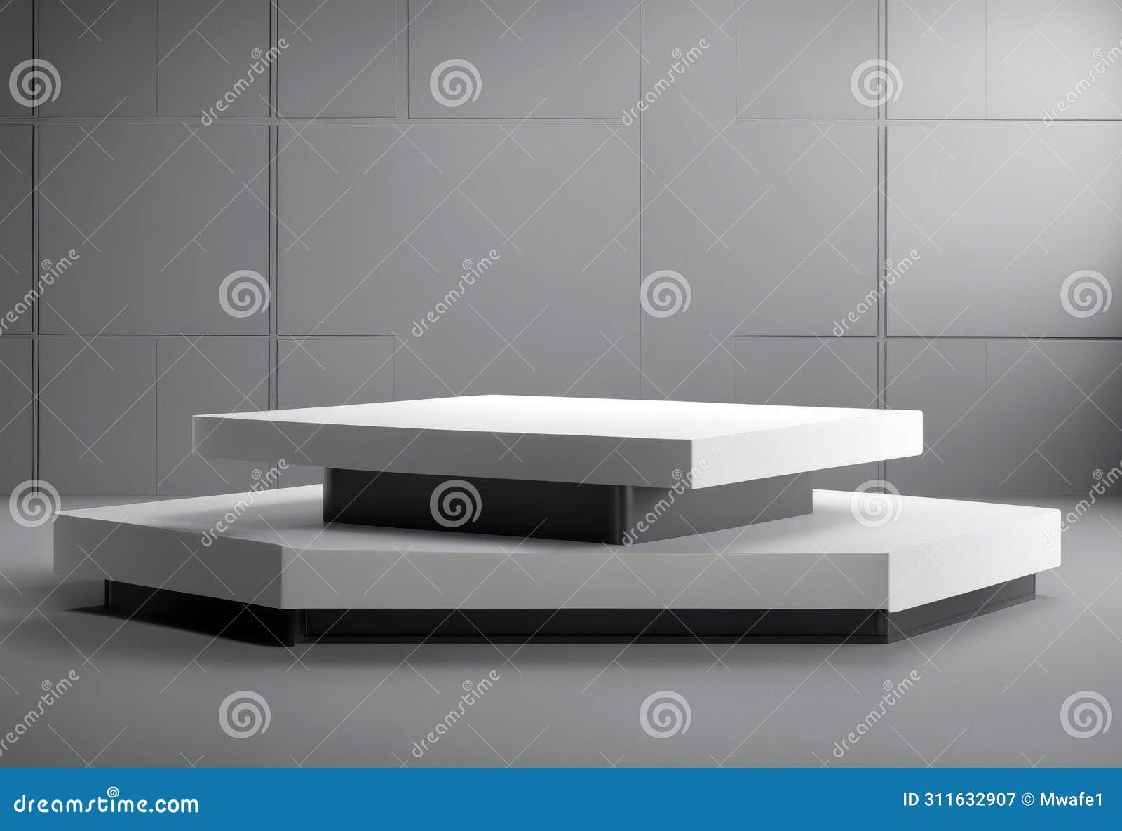 Podium Platforms Frames Product Presentation Square Gray Poduim Dais ...