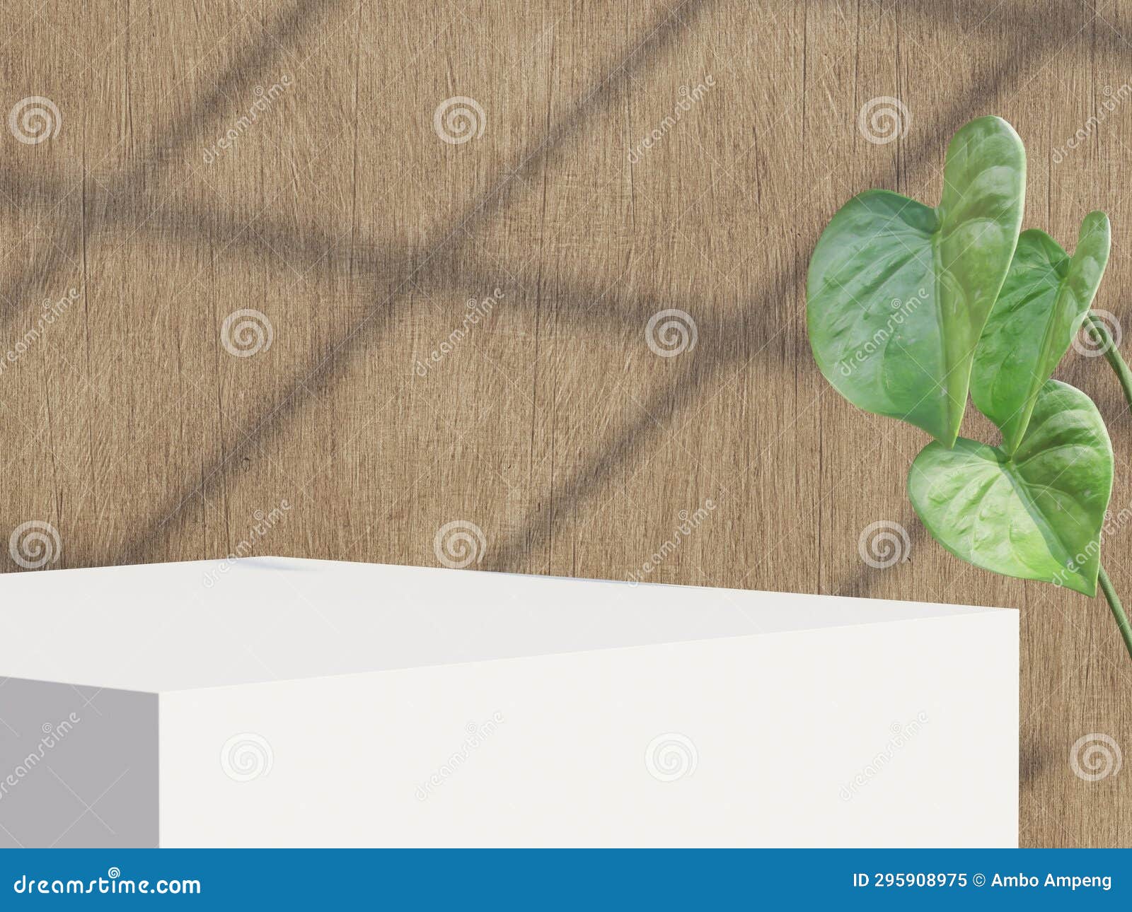 Podium Product Display Scene Presentation Realistic Render Illustration ...