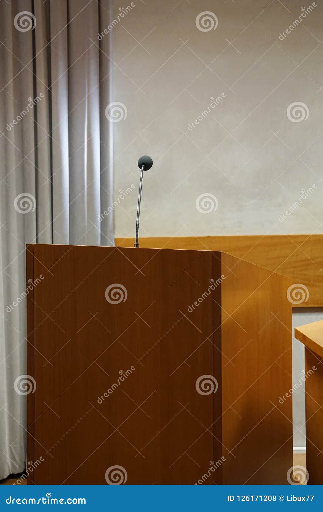 Podium pulpit microphone stock photo. Image of person - 126171208