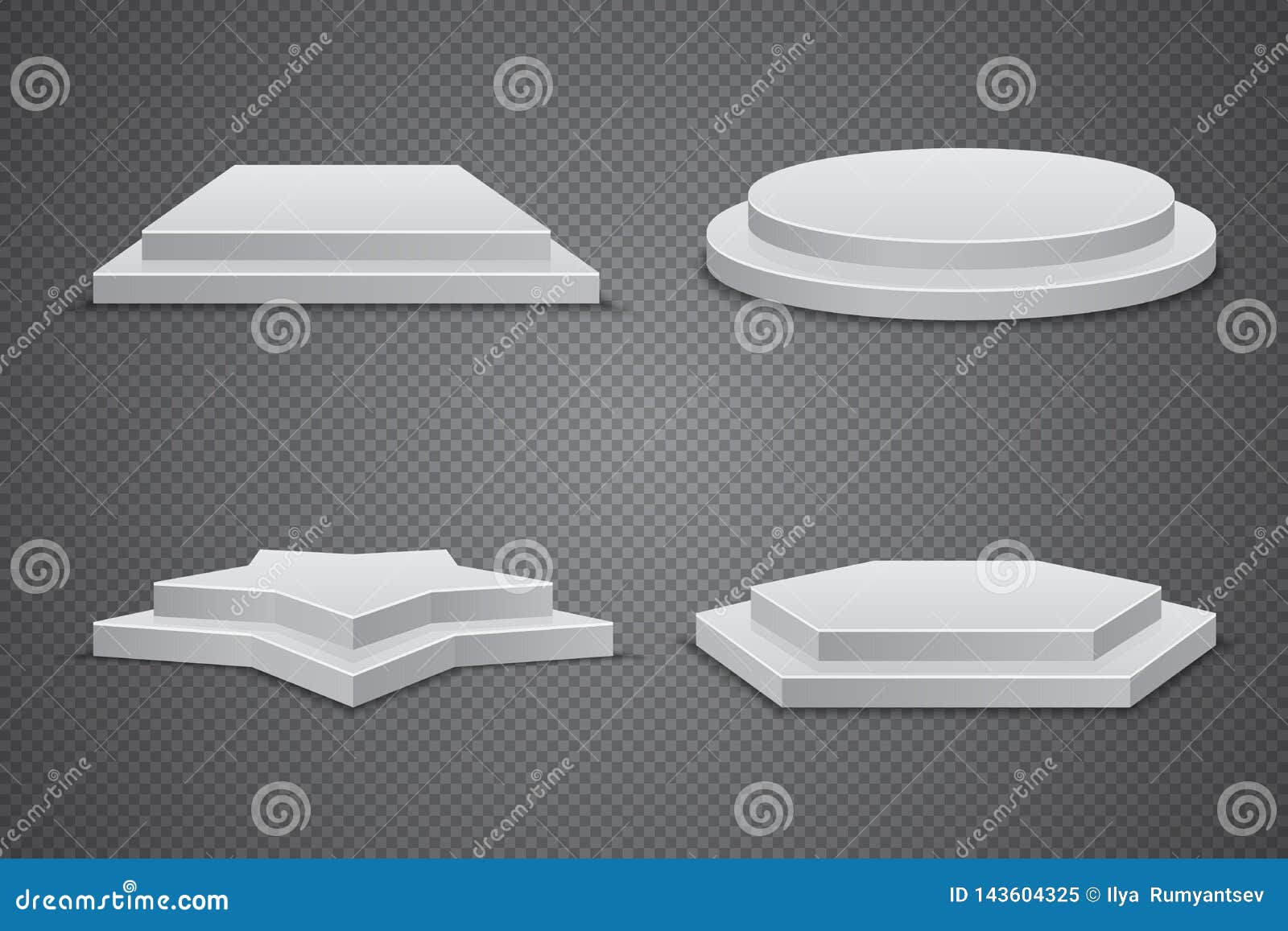 Podiums Royalty-Free Stock Photo | CartoonDealer.com #8059203
