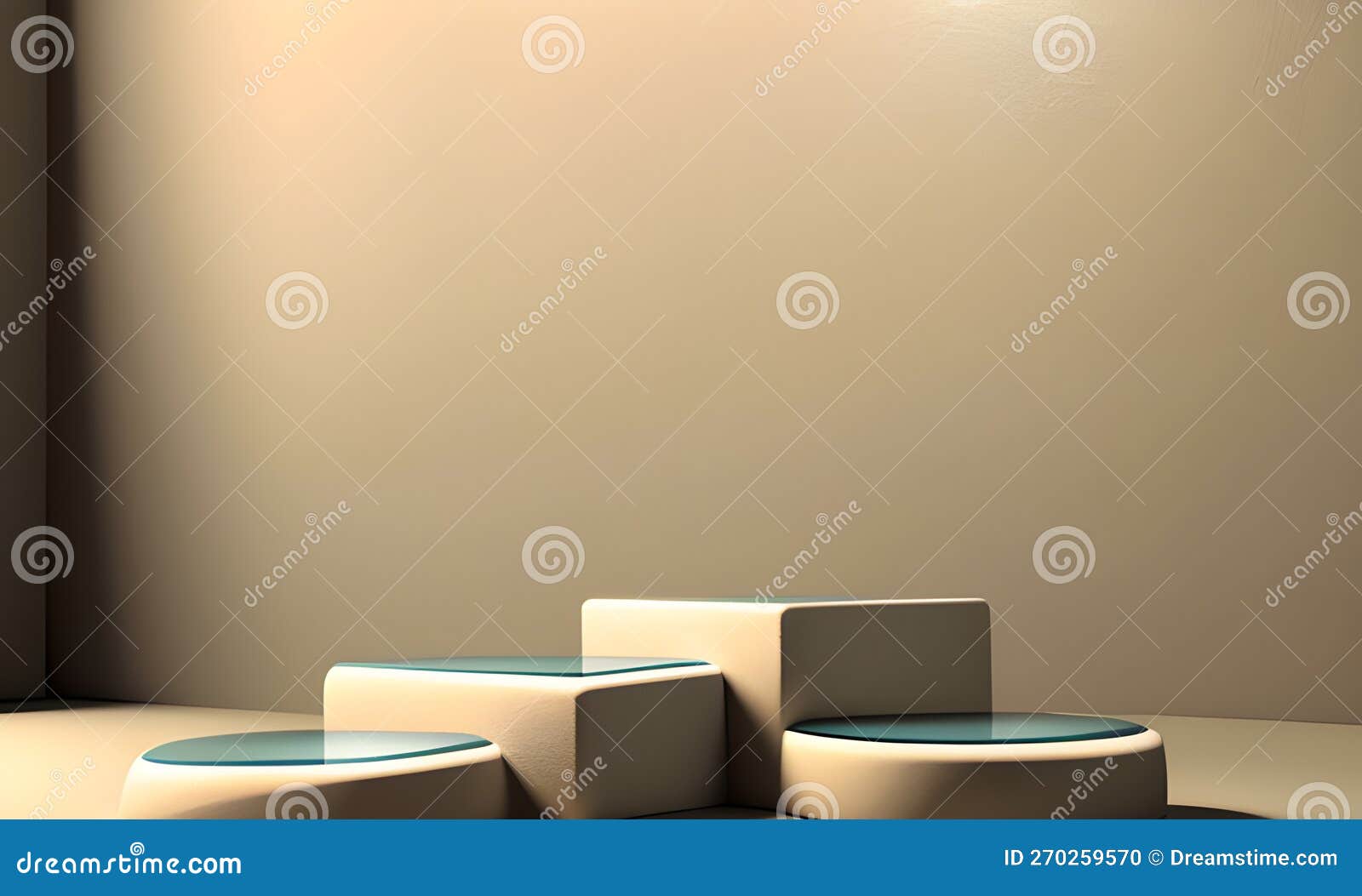 Podium Stage Futuristic Hi Tech Science Fiction Generative AI Stock ...