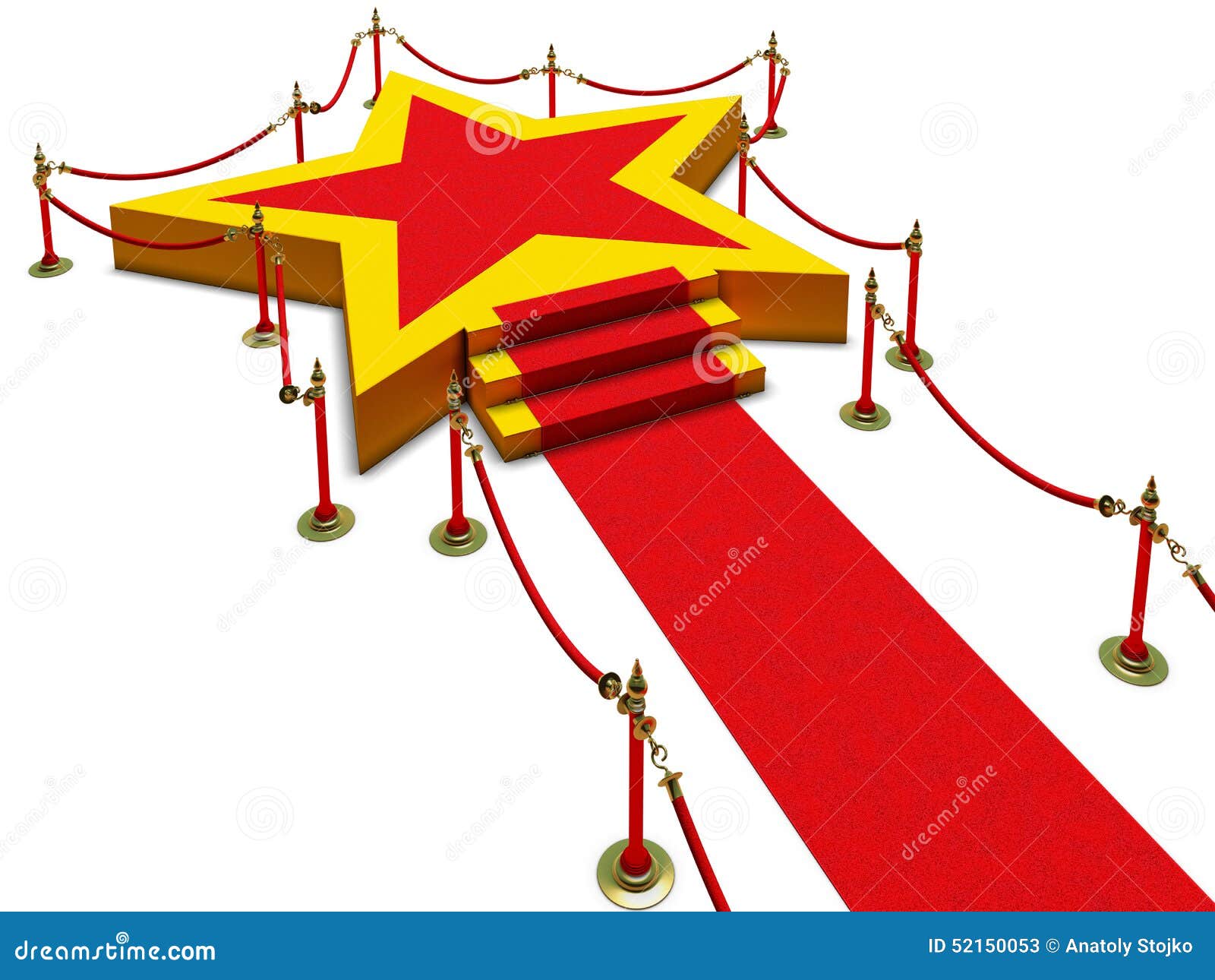 Podium star and carpet stock image. Image of decor, carpet - 52150053