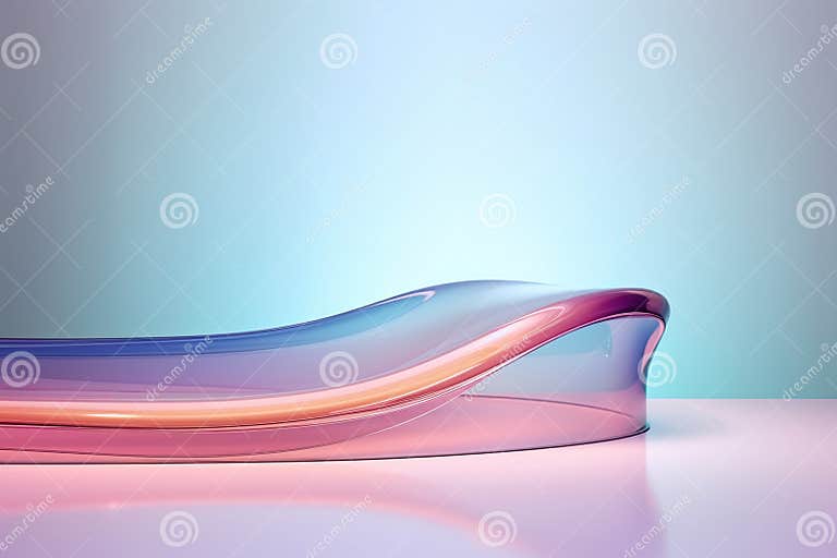 Podium for Subject Compositions, Using Curved Acrylic or Plastic. with ...