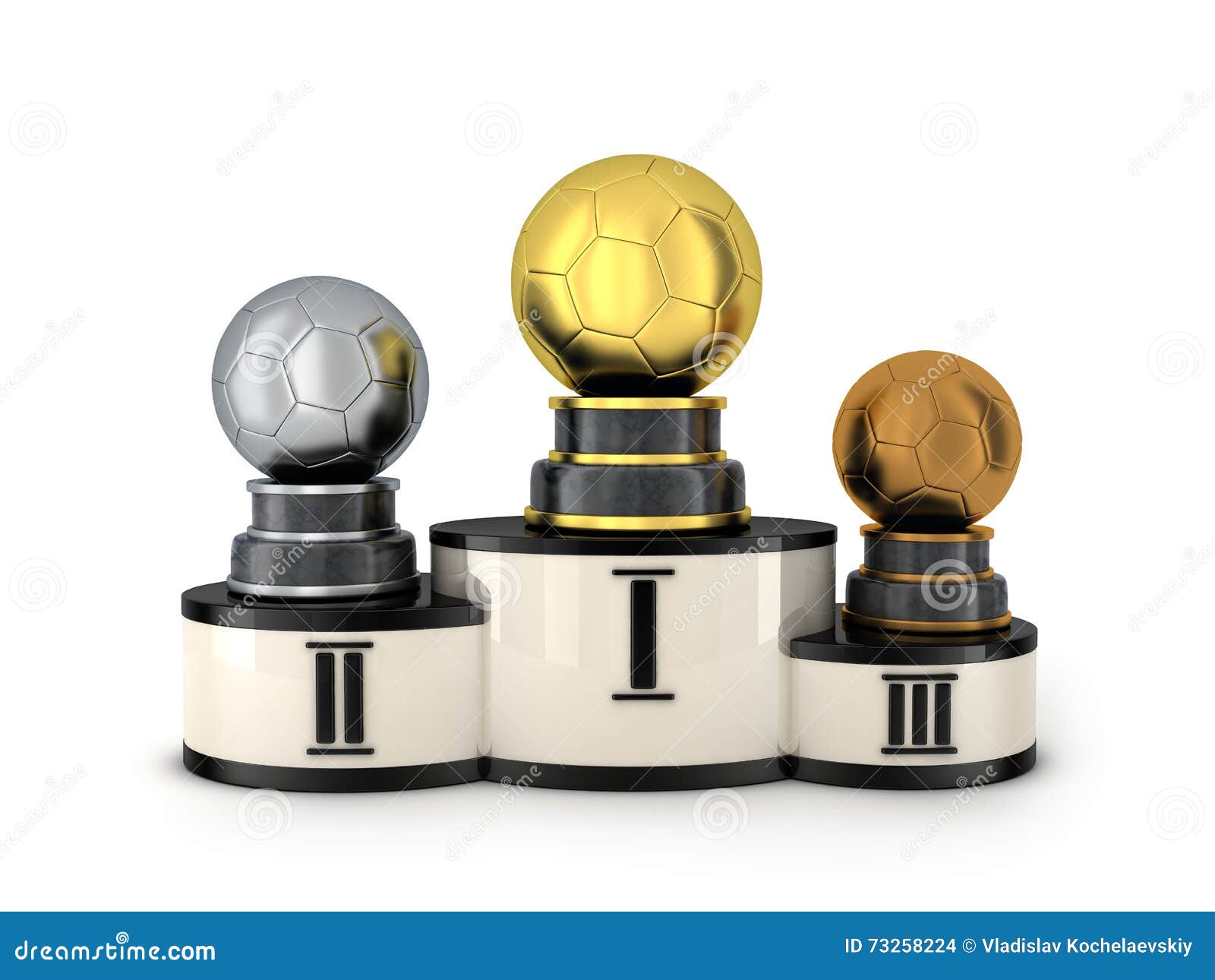 Podium And Three Award Football Stock Photo | CartoonDealer.com #73258224