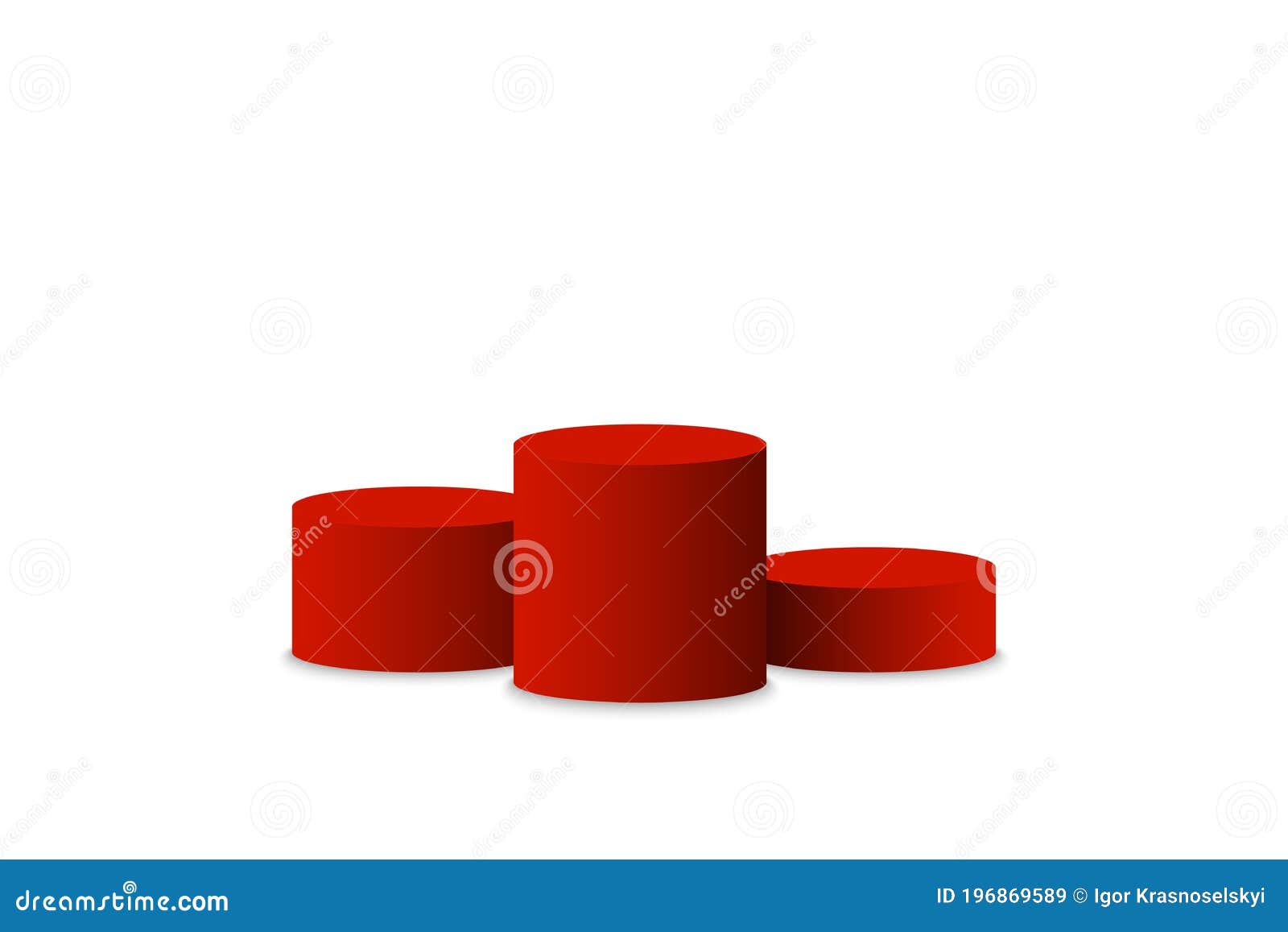 Podium For Winner. Pedestal For First Place. Stage And Platform Of ...