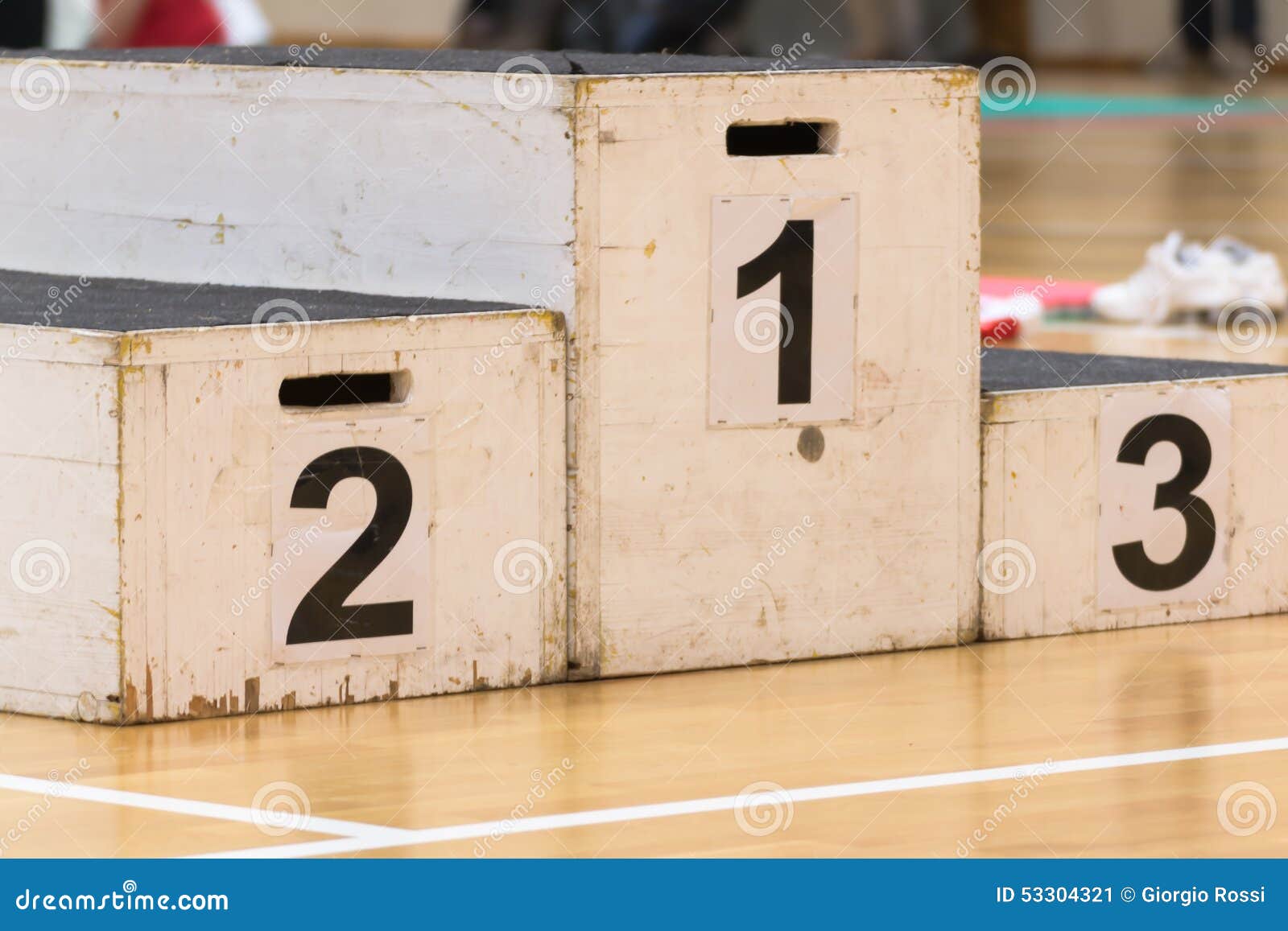 Podium for Winner, Success in Sport Activity Stock Image - Image of ...