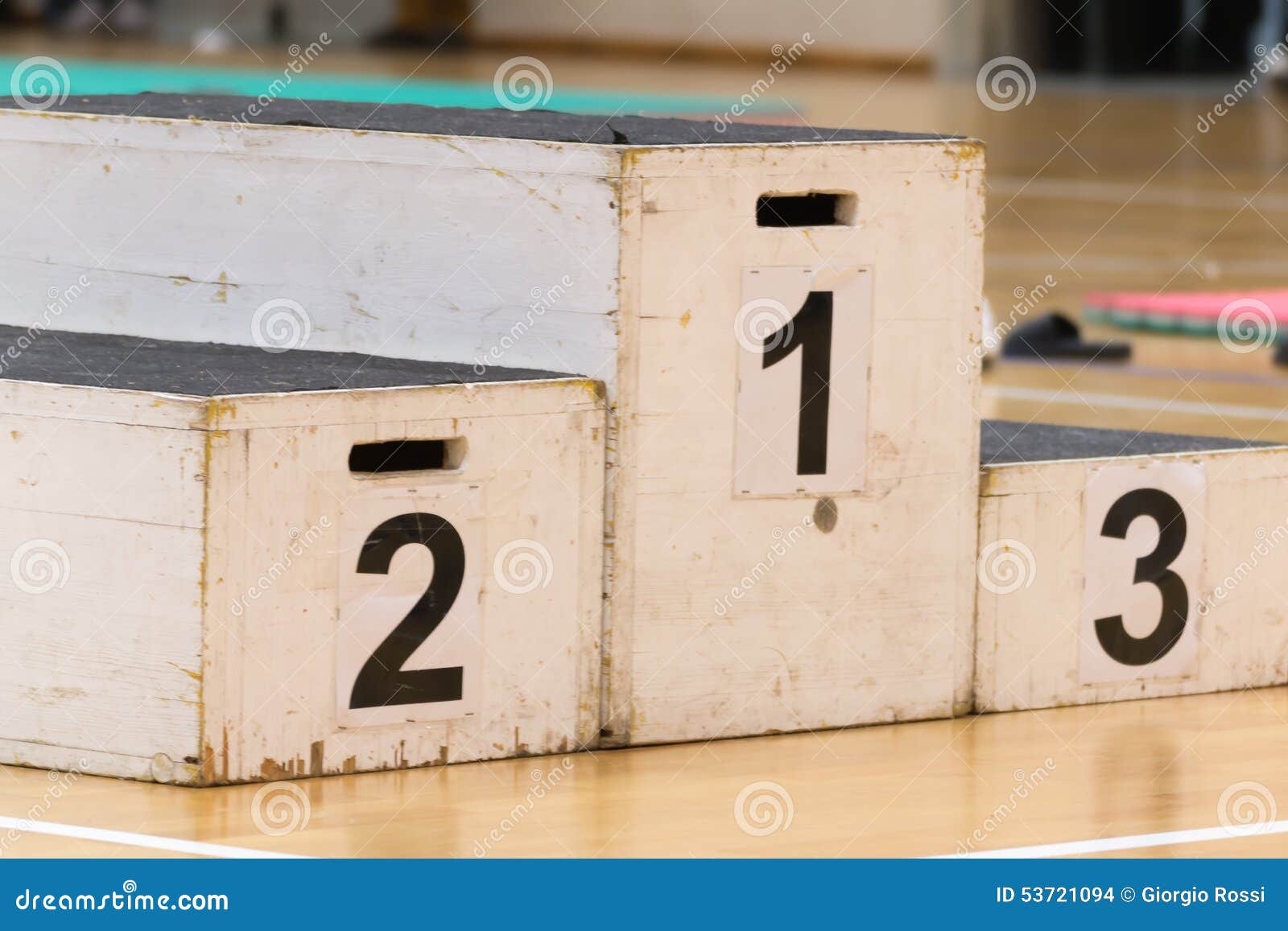 Podium for Winner, Success in Sport Activity Stock Photo - Image of ...