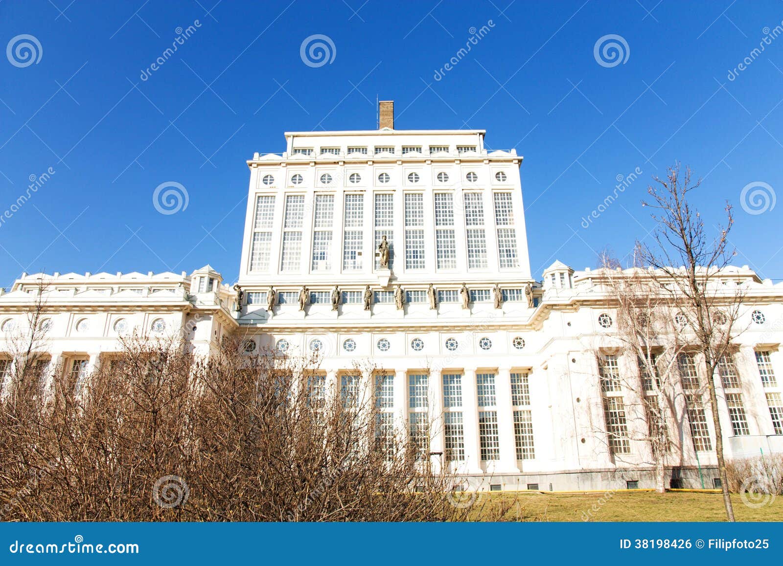 Podoli waterworks stock photo. Image of museum, industrial - 38198426