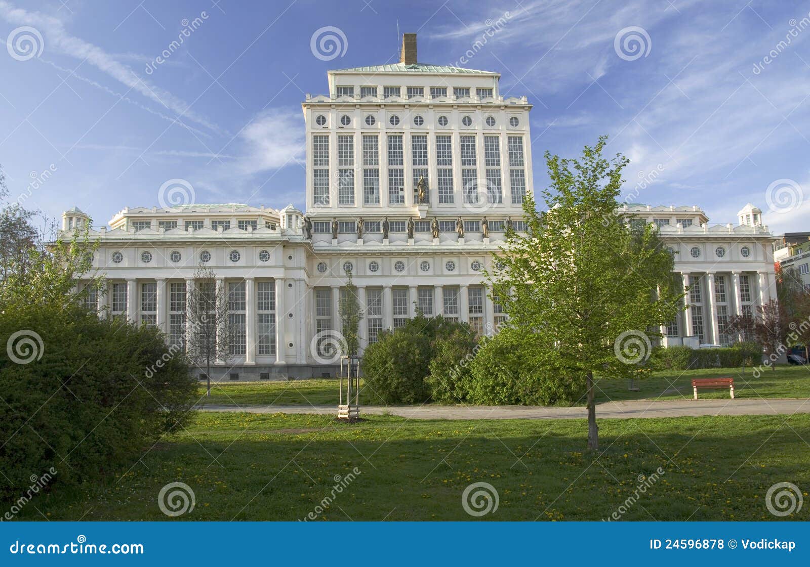 Podoli waterworks - Prague stock photo. Image of ekotechnicke - 24596878