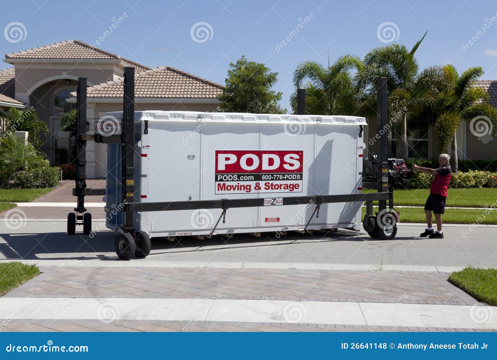PODS editorial stock photo. Image of pickup, delivery - 26641148