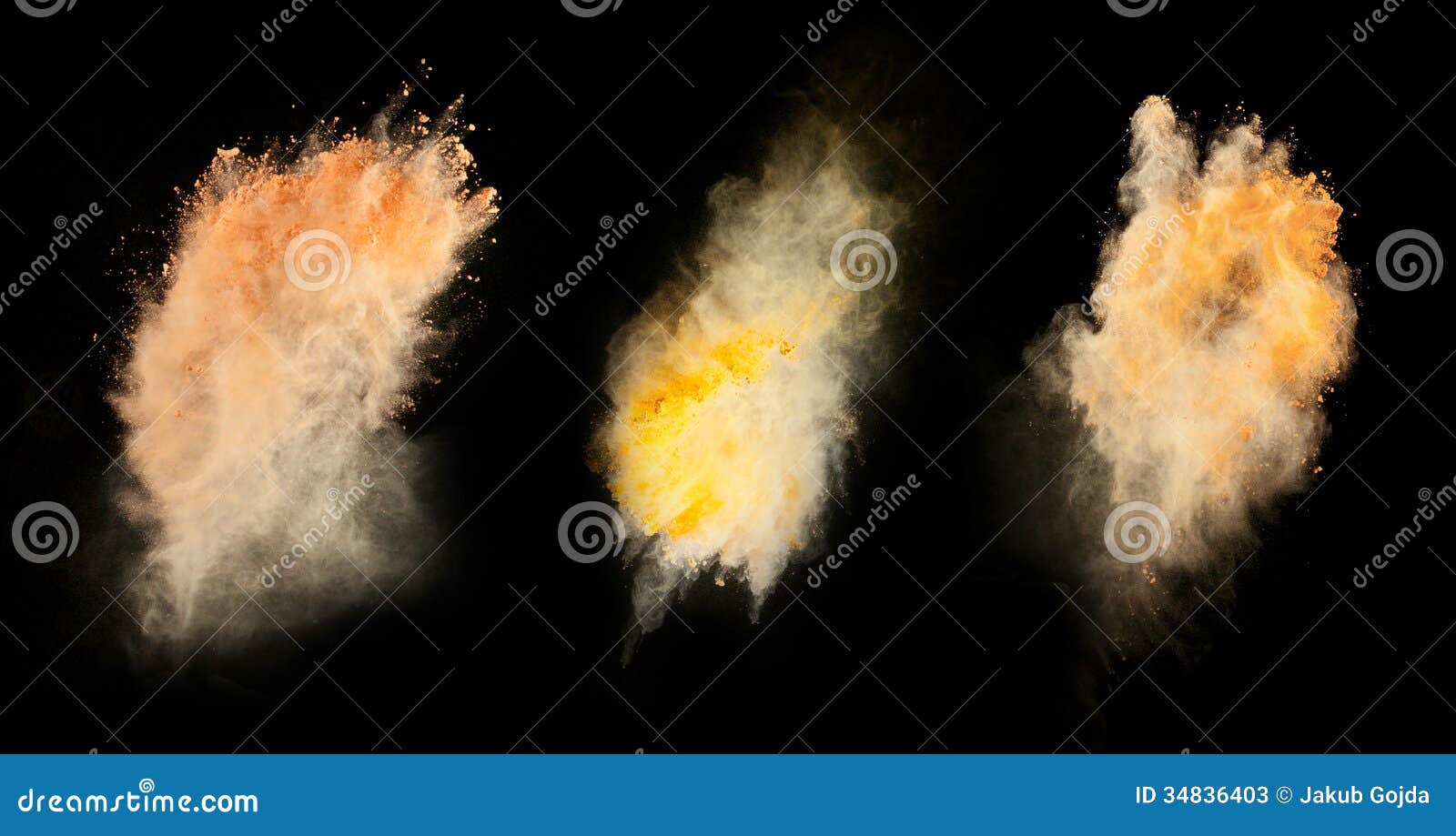 Poeira colorida imagem de stock. Imagem de isolado, wallpaper - 34836403