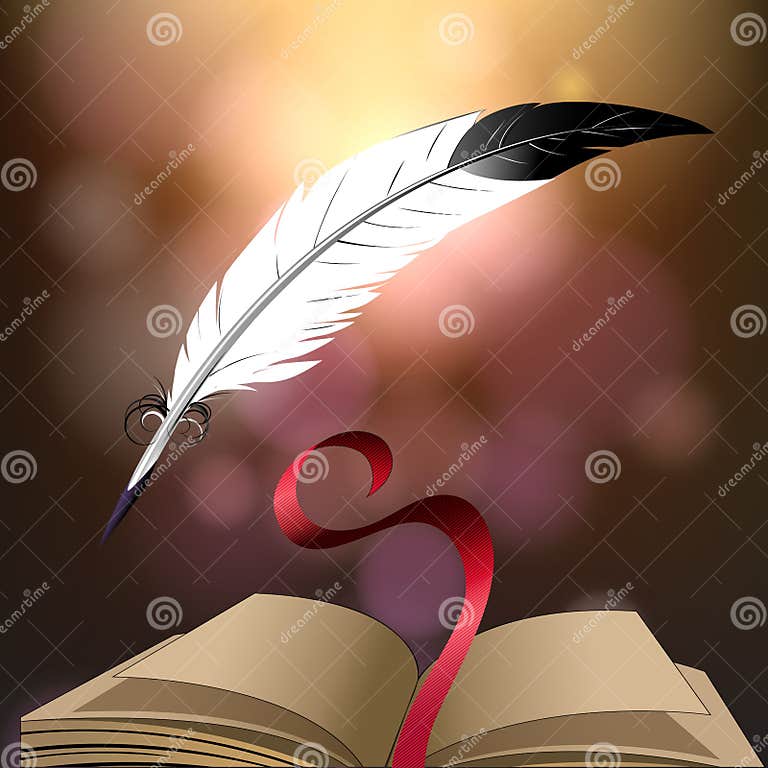 Poesía ilustración del vector. Ilustración de cuaderno - 59737314