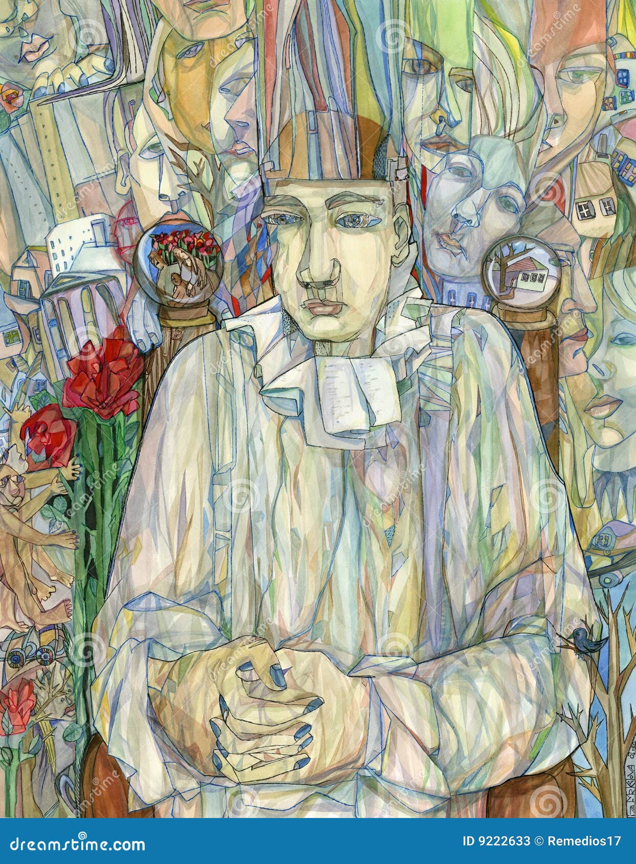 Poet stock illustration. Illustration of work, poet, wordsmith - 9222633