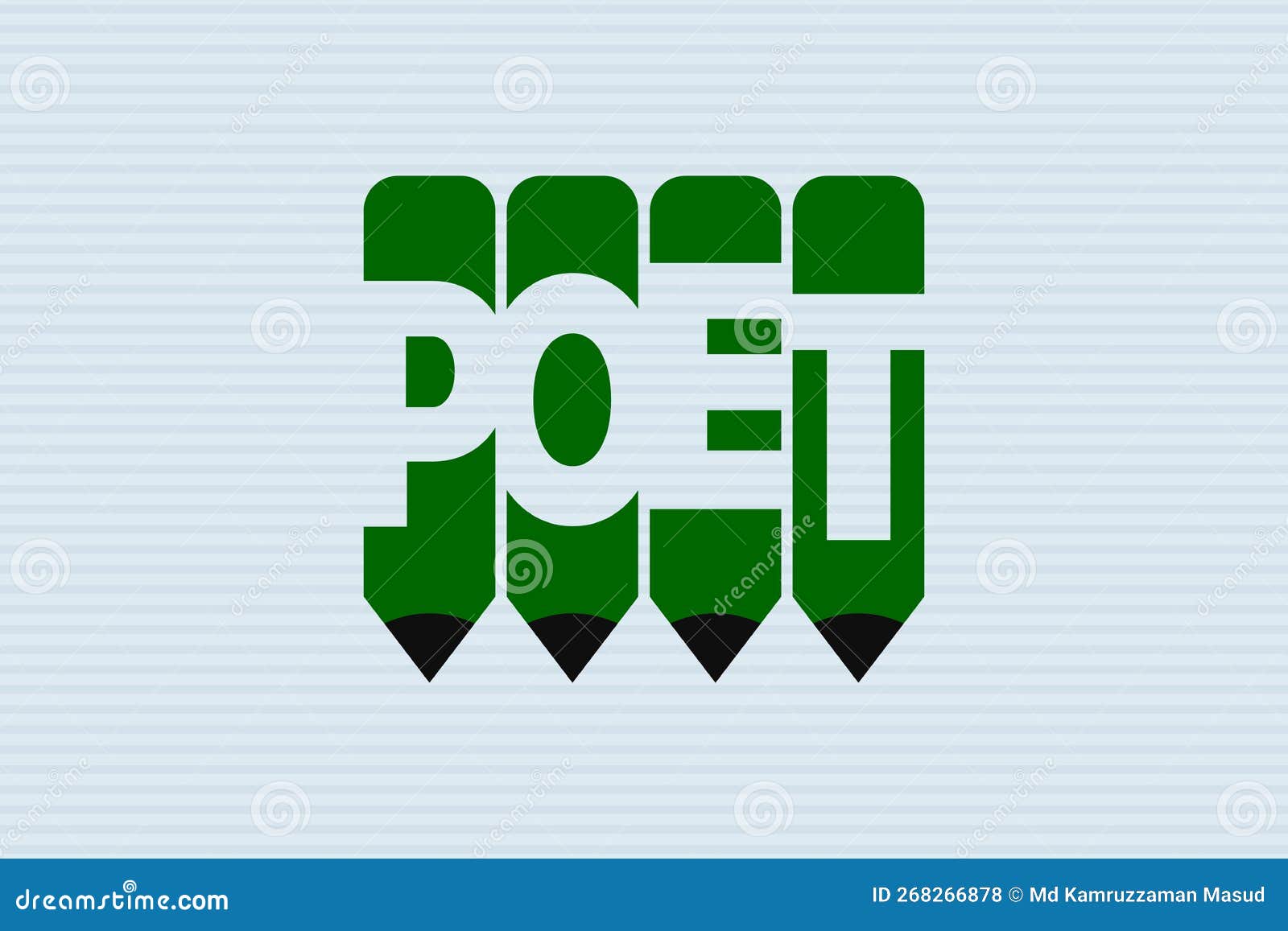 Poet Text with Pen Symbol Creative Ideas Design, Vector Illustration ...