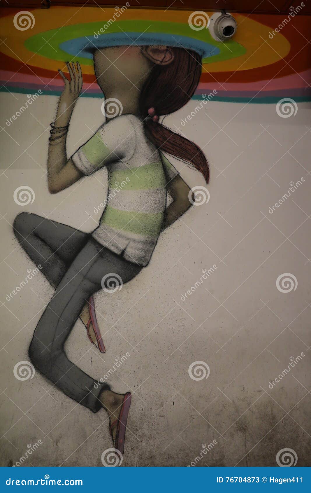 Poetic Graffiti editorial stock photo. Illustration of graffiti - 76704873