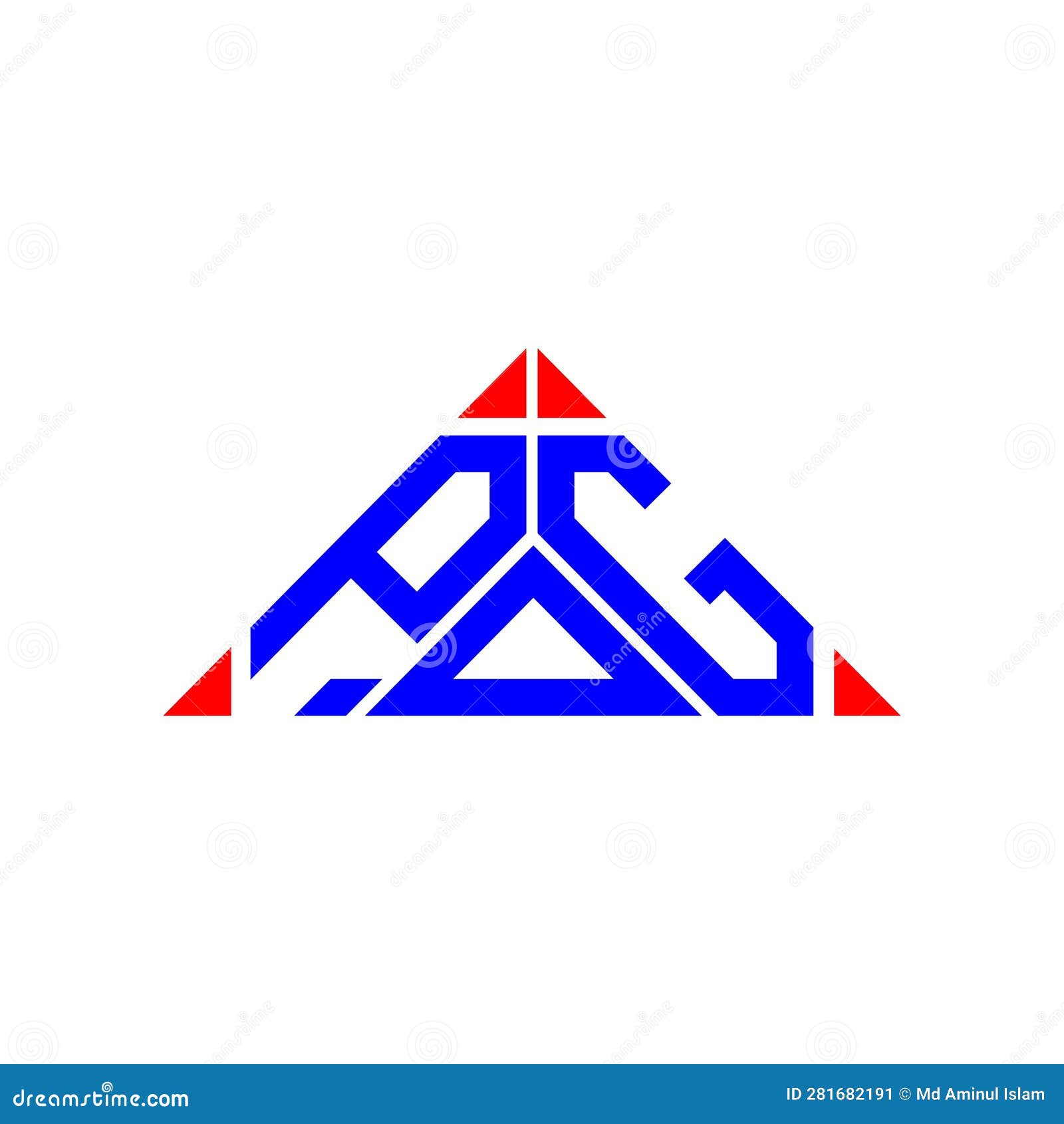 POG Letter Logo Creative Design With Vector Graphic, POG Si ...