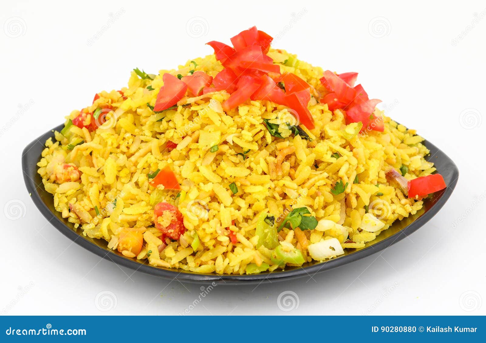 Poha stock photo. Image of rice, puaa, leaf, snacks, maharashtrian ...