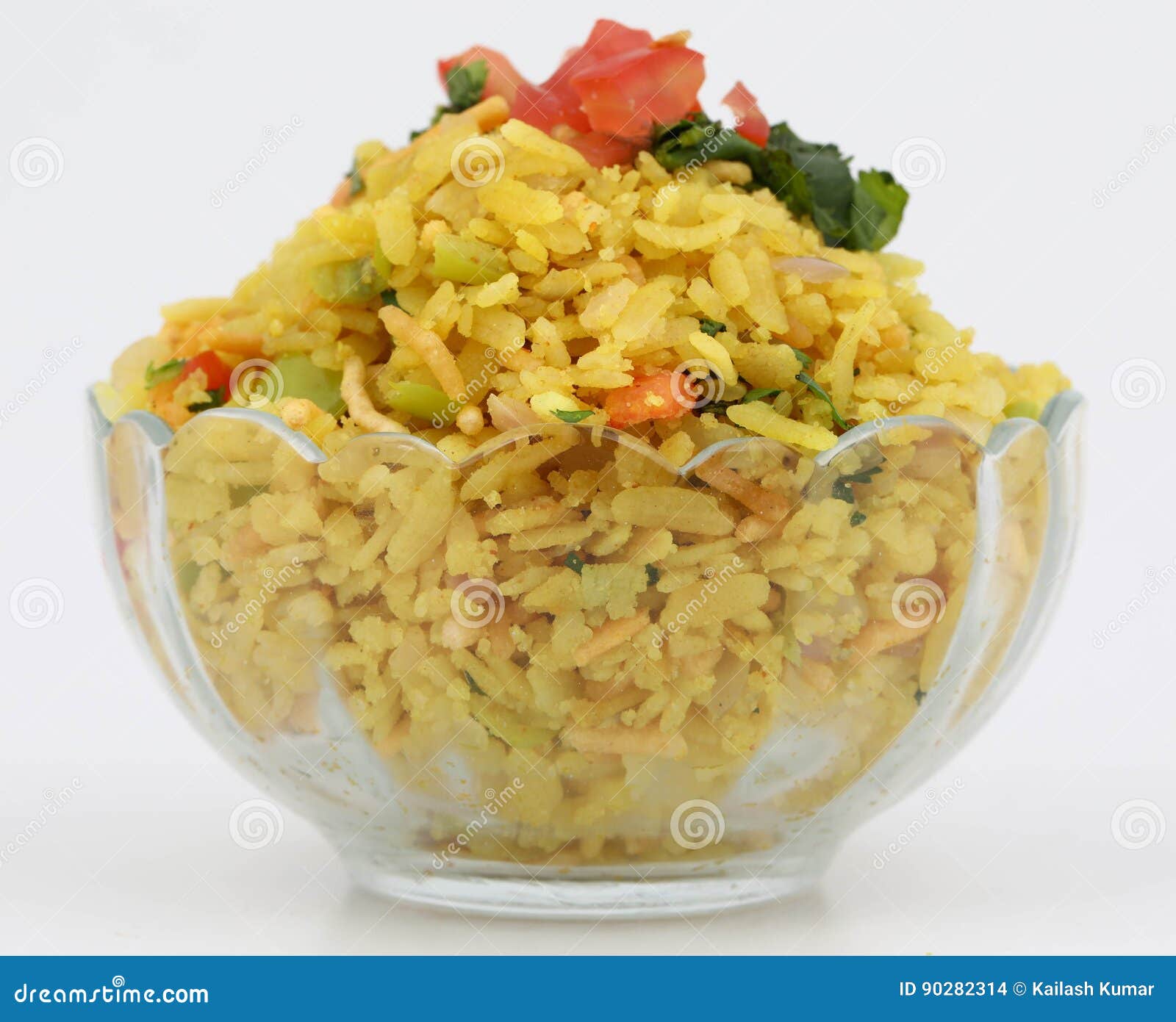 Poha stock photo. Image of maharashtrian, delicious, rice - 90282314