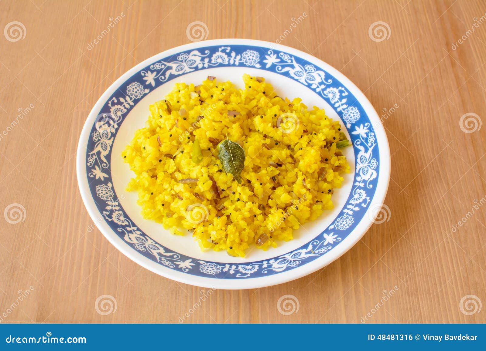Poha, a Breakfast Item Made of Puffed Rice Stock Photo - Image of asian ...