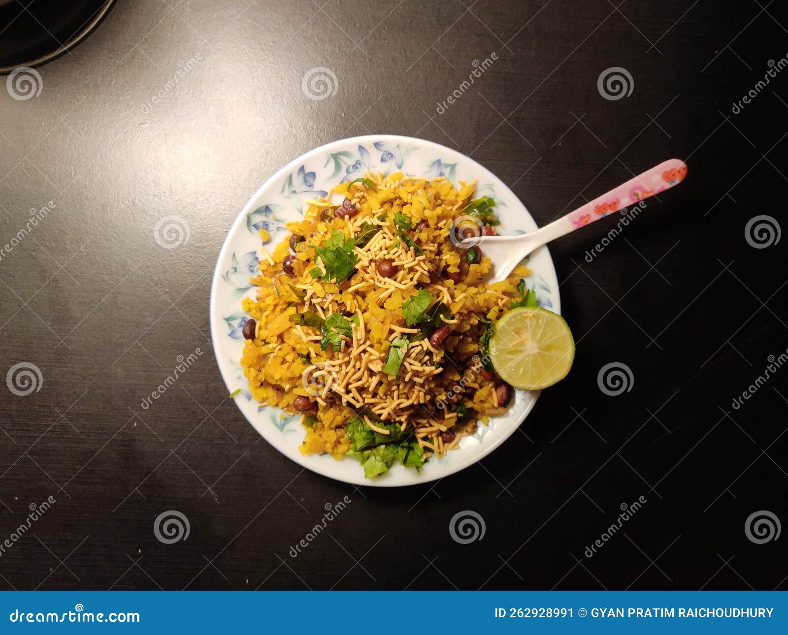 Poha stock image. Image of indian, dish, kanda, prepared - 262928991