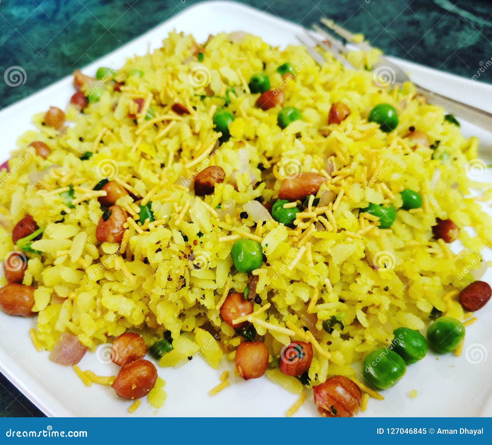 Poha stock image. Image of poha, kitchen, noida, home - 127046845