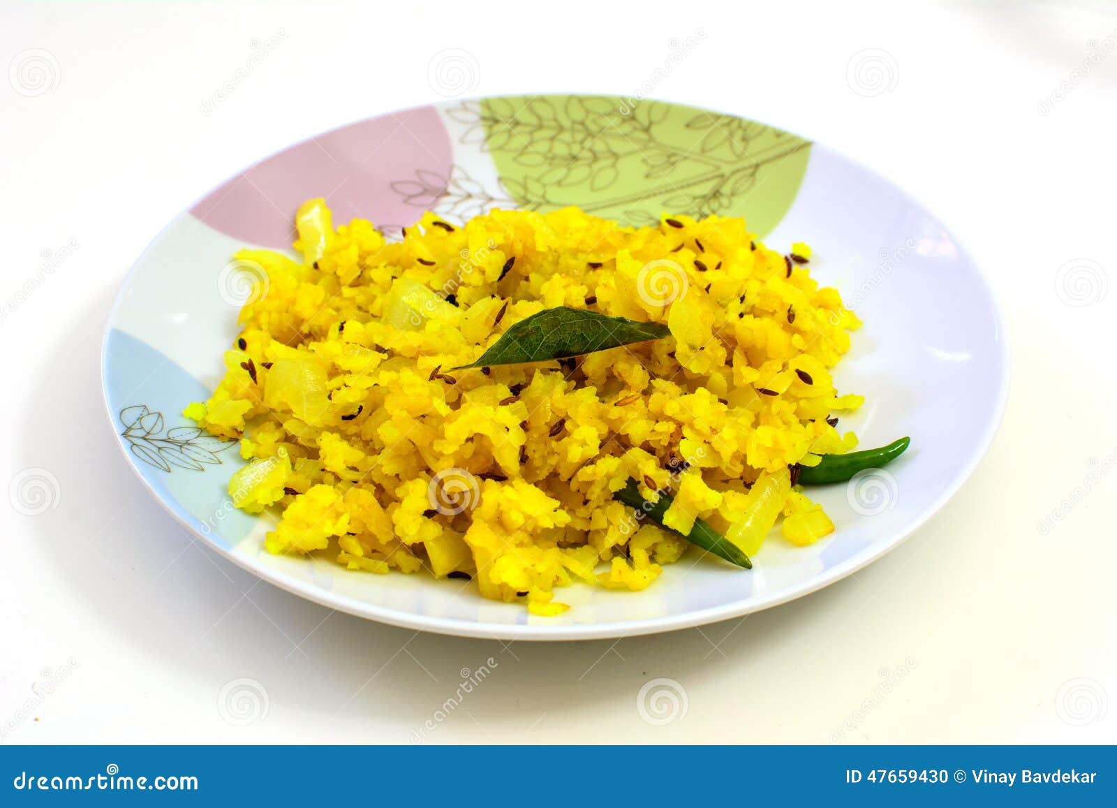 Poha, a Popular Breakfast Item in India Stock Photo - Image of poha ...