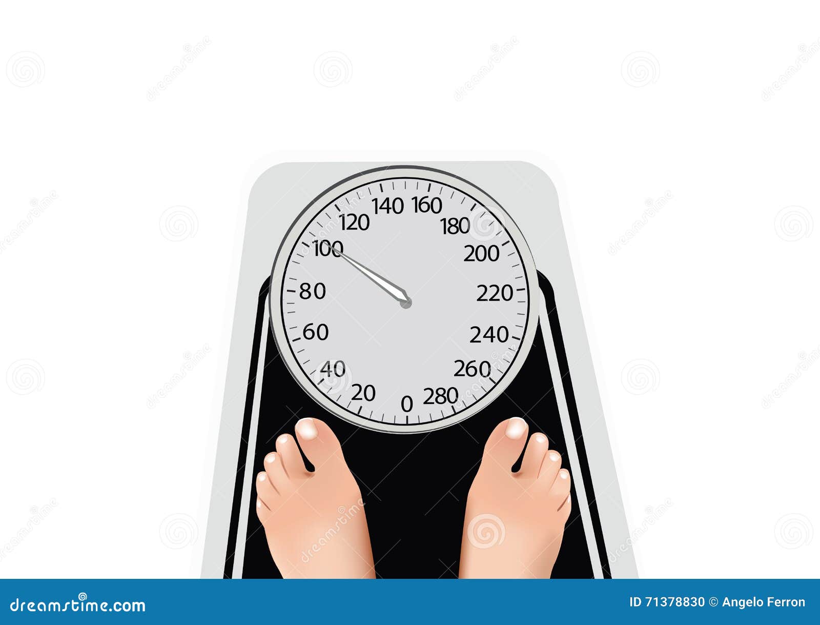 Poids corporel de mesure illustration de vecteur. Illustration du santé ...