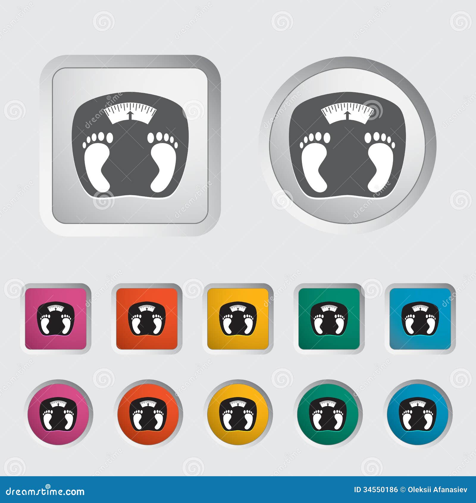 Poids d'icône. illustration de vecteur. Illustration du kilogramme ...