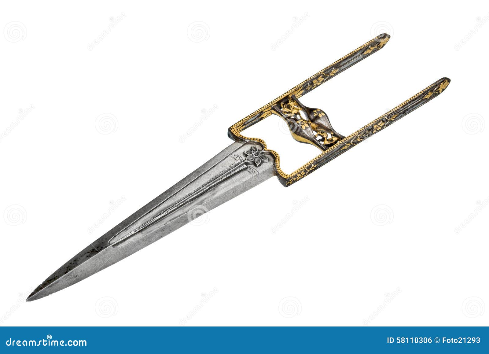 Poignard Indien Antique Katar Photo stock - Image du indien, antiquité ...