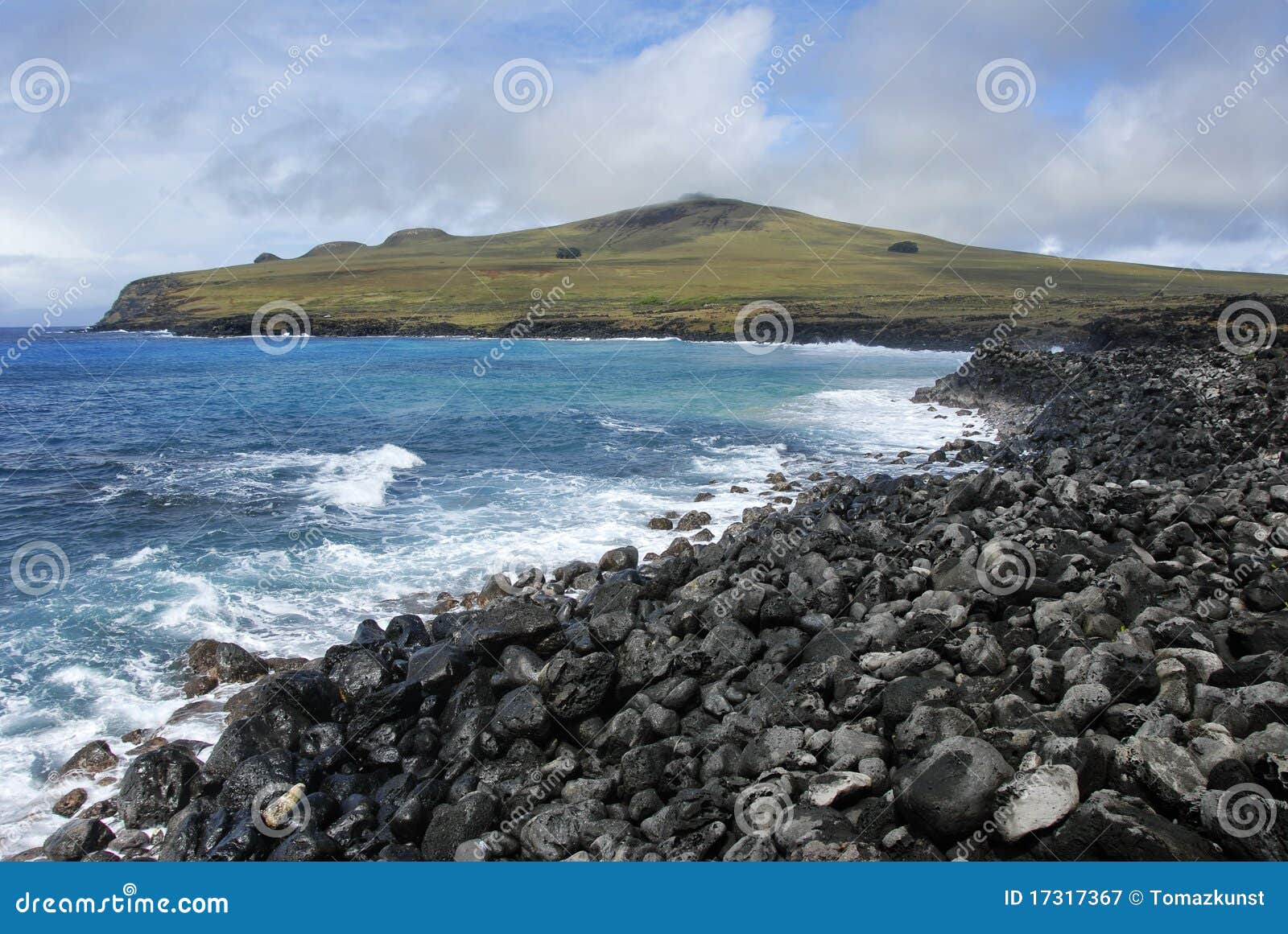 Poike peninsula stock image. Image of tourism, solitude - 17317367