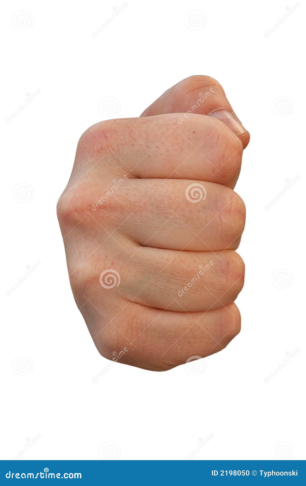 Poing photo stock. Image du gesticulation, signe, doigts - 2198050