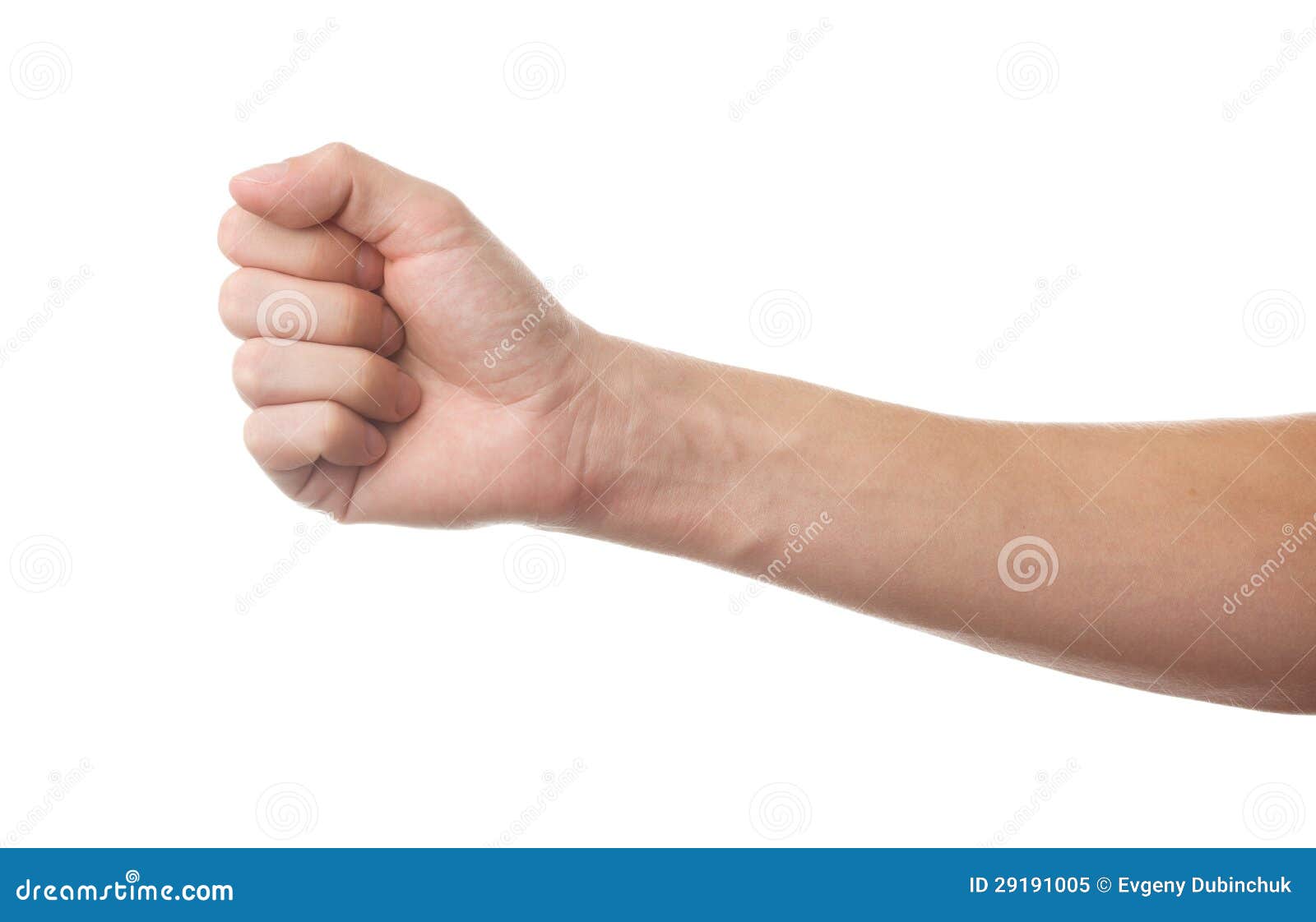 Poing sur le fond blanc image stock. Image du fond, bras - 29191005