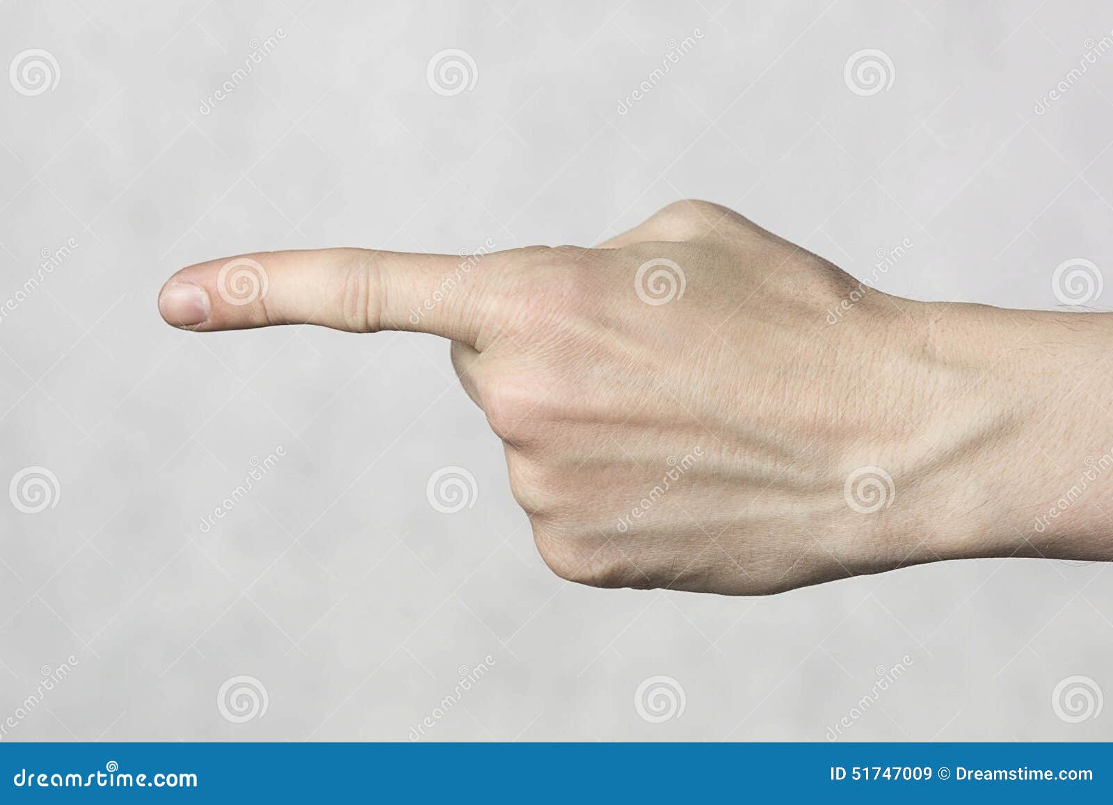Poining hand gesture stock image. Image of hand, finger - 51747009