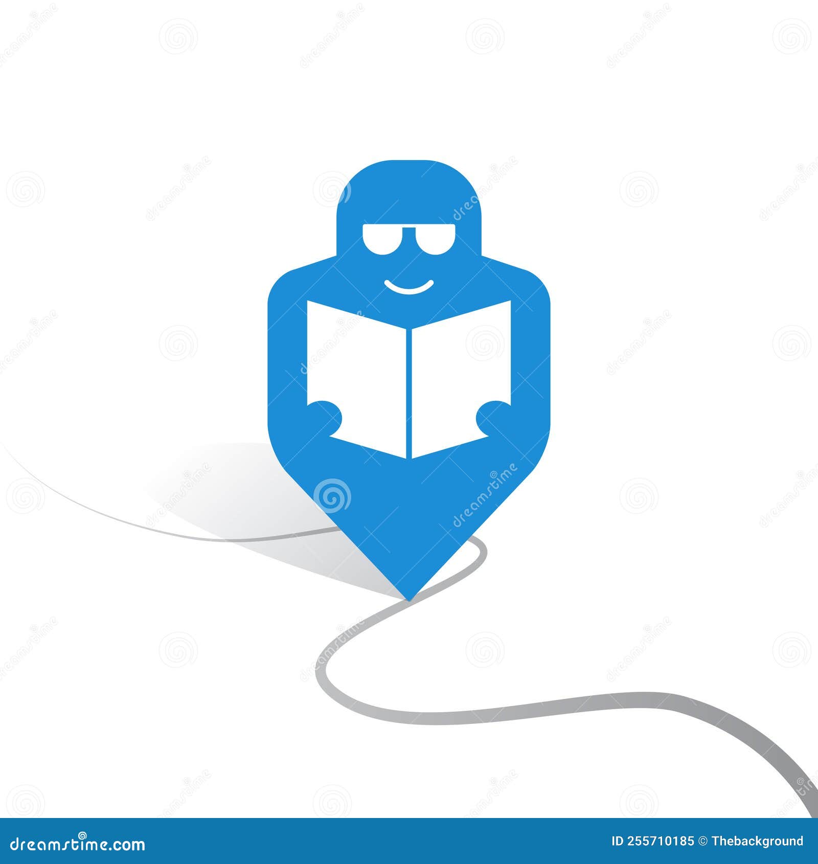 A Point of Access To Knowledge. the Label of the Public Library on the ...