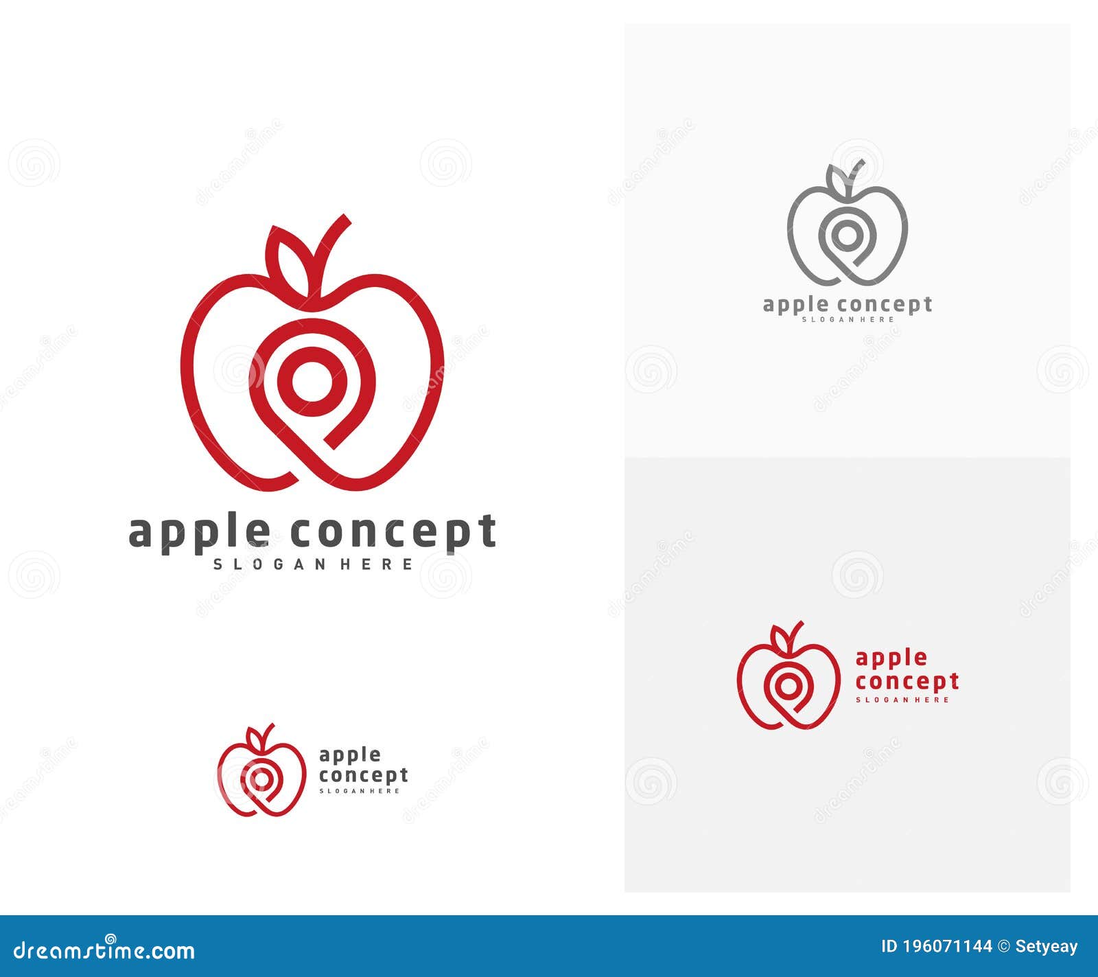 Point Apple Logo Design Vector Template, Fruits Apple Icon Symbol Stock ...