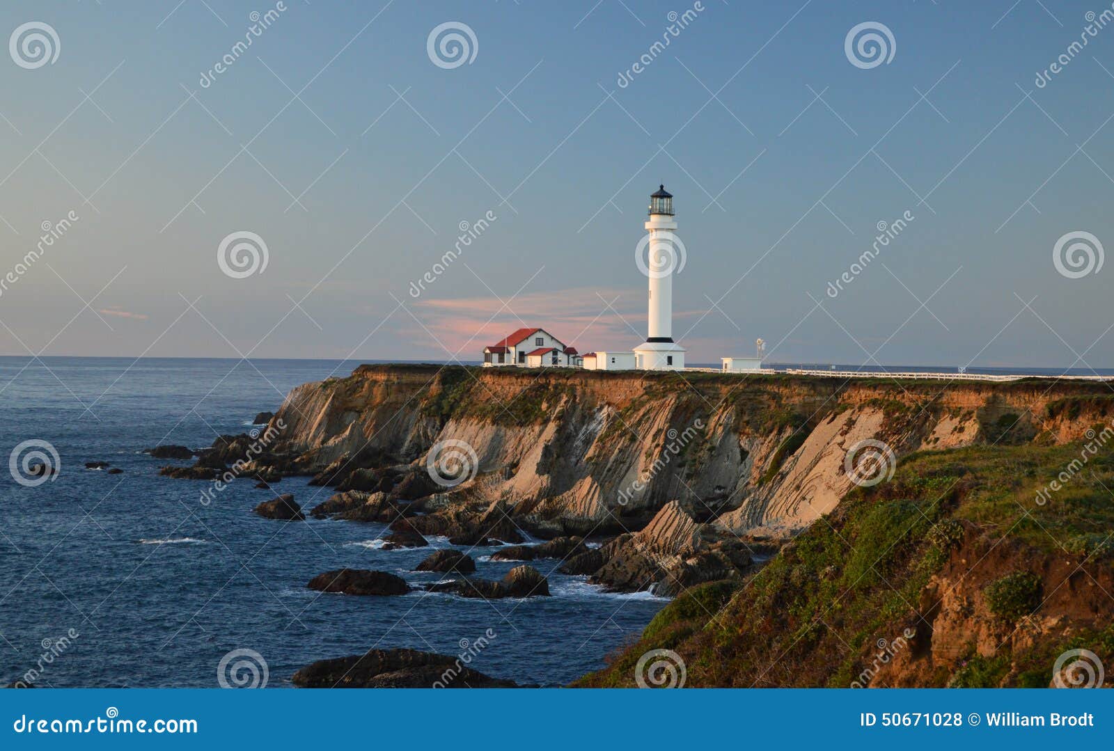 Point Arena Lighthouse stock photo. Image of ocean, rocky - 50671028