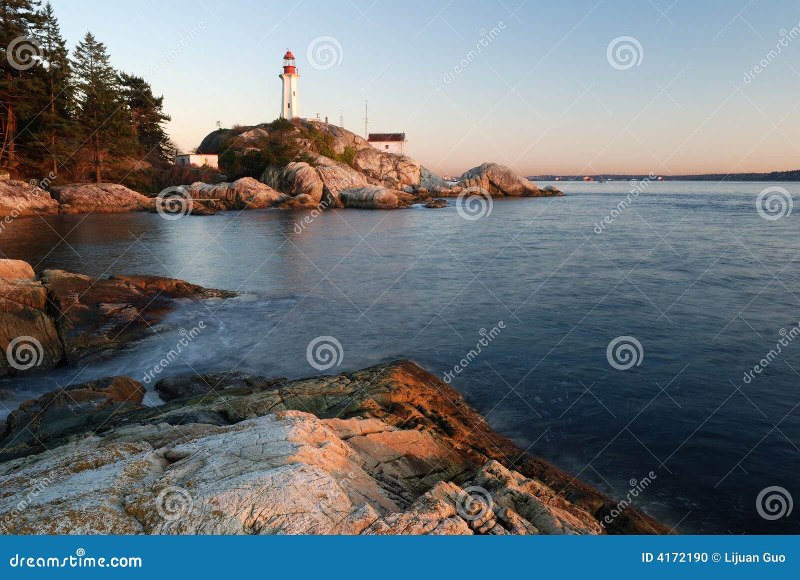 Point atkinson lighthouse stock photo. Image of port, family - 4172190