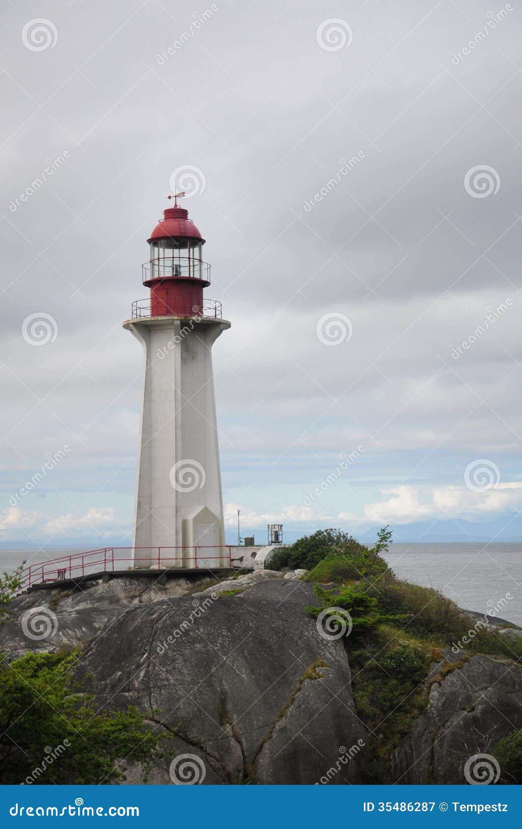 Point Atkinson Lighthouse stock image. Image of blue - 35486287